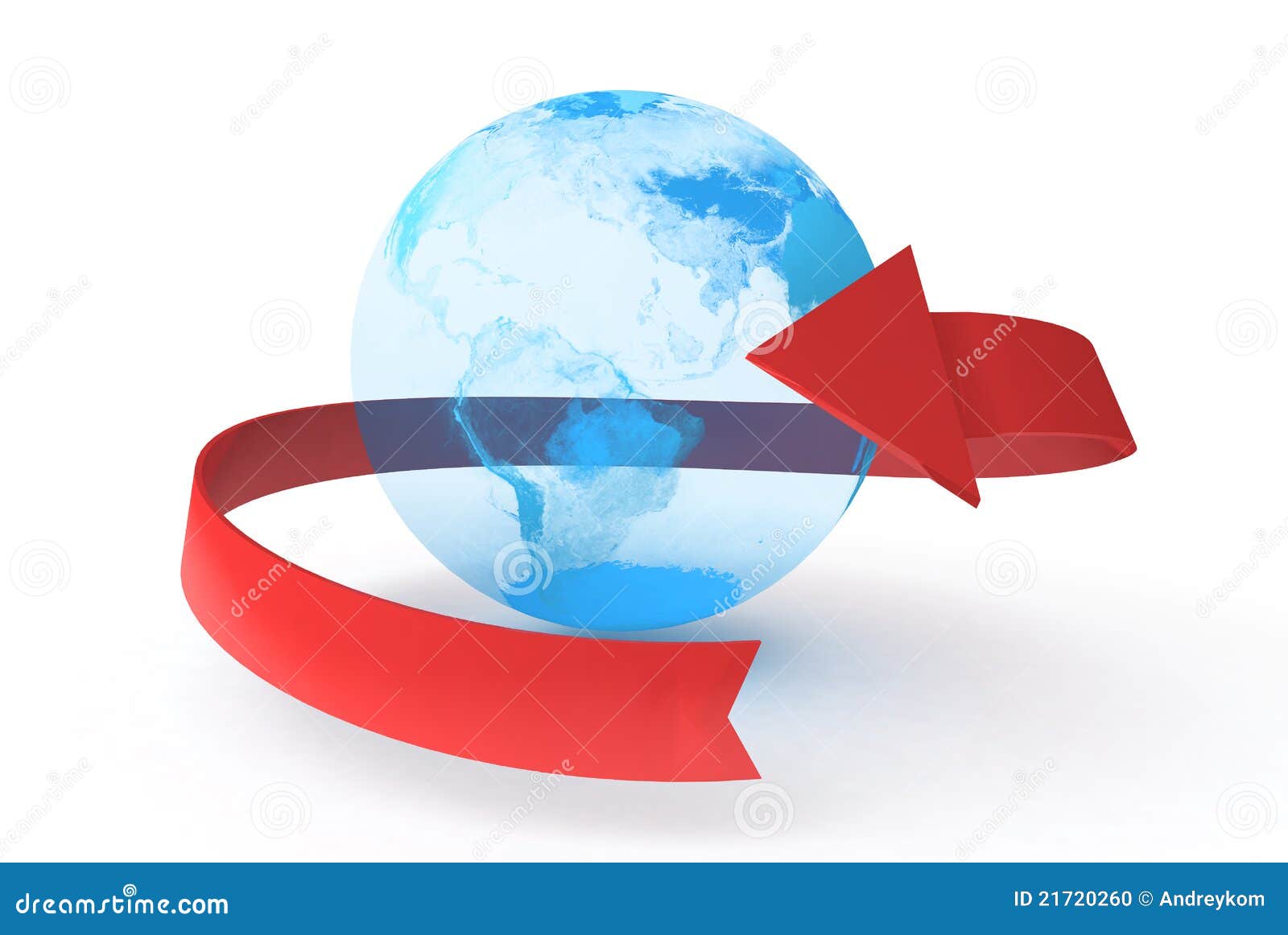 Earth And Arrow Royalty-Free Stock Photography | CartoonDealer.com ...