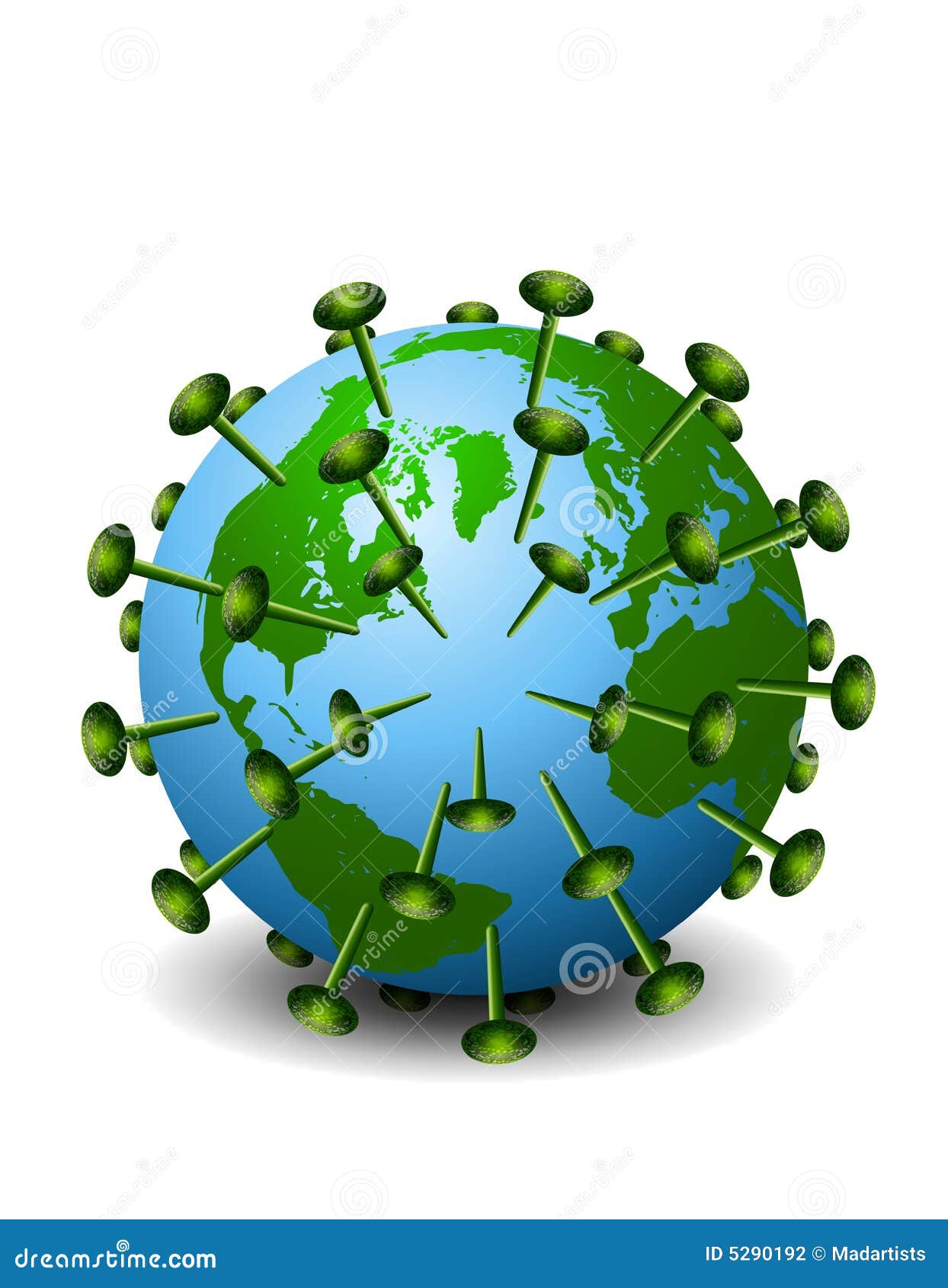 Aids HIV Virus Royalty-Free Cartoon | CartoonDealer.com #60304463