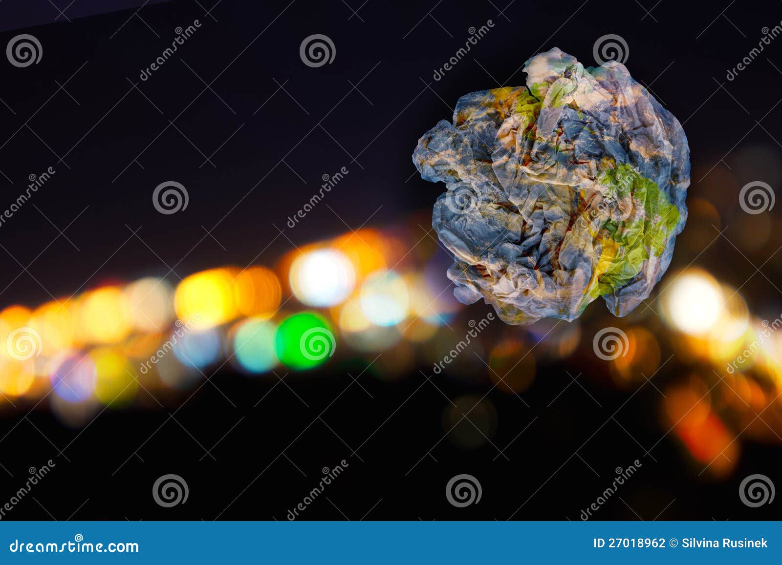 Earth as Trash stock photo. Image of earth, space, conservation - 27018962