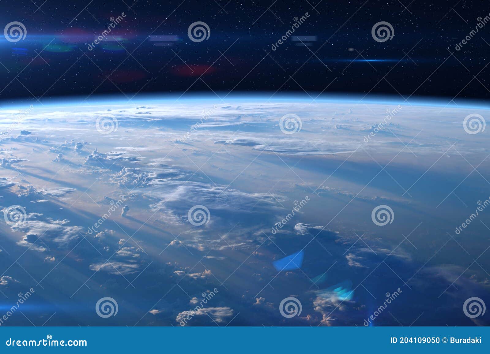 Earth atmosphere stock photo. Image of ionosphere, earth - 204109050