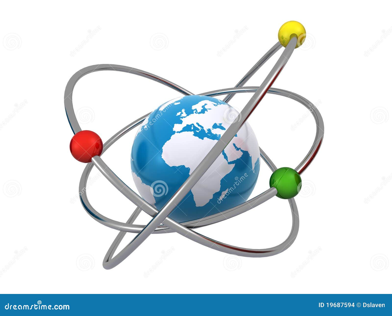 Earth Atom Royalty-Free Stock Image | CartoonDealer.com #19687594