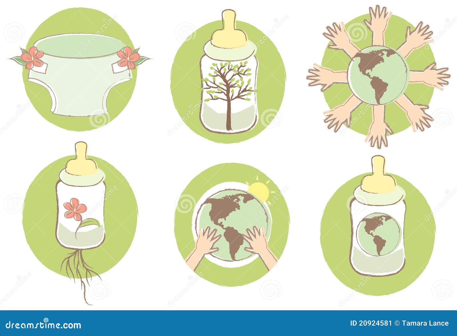 Earth Baby stock vector. Illustration of circle, eating - 20924581