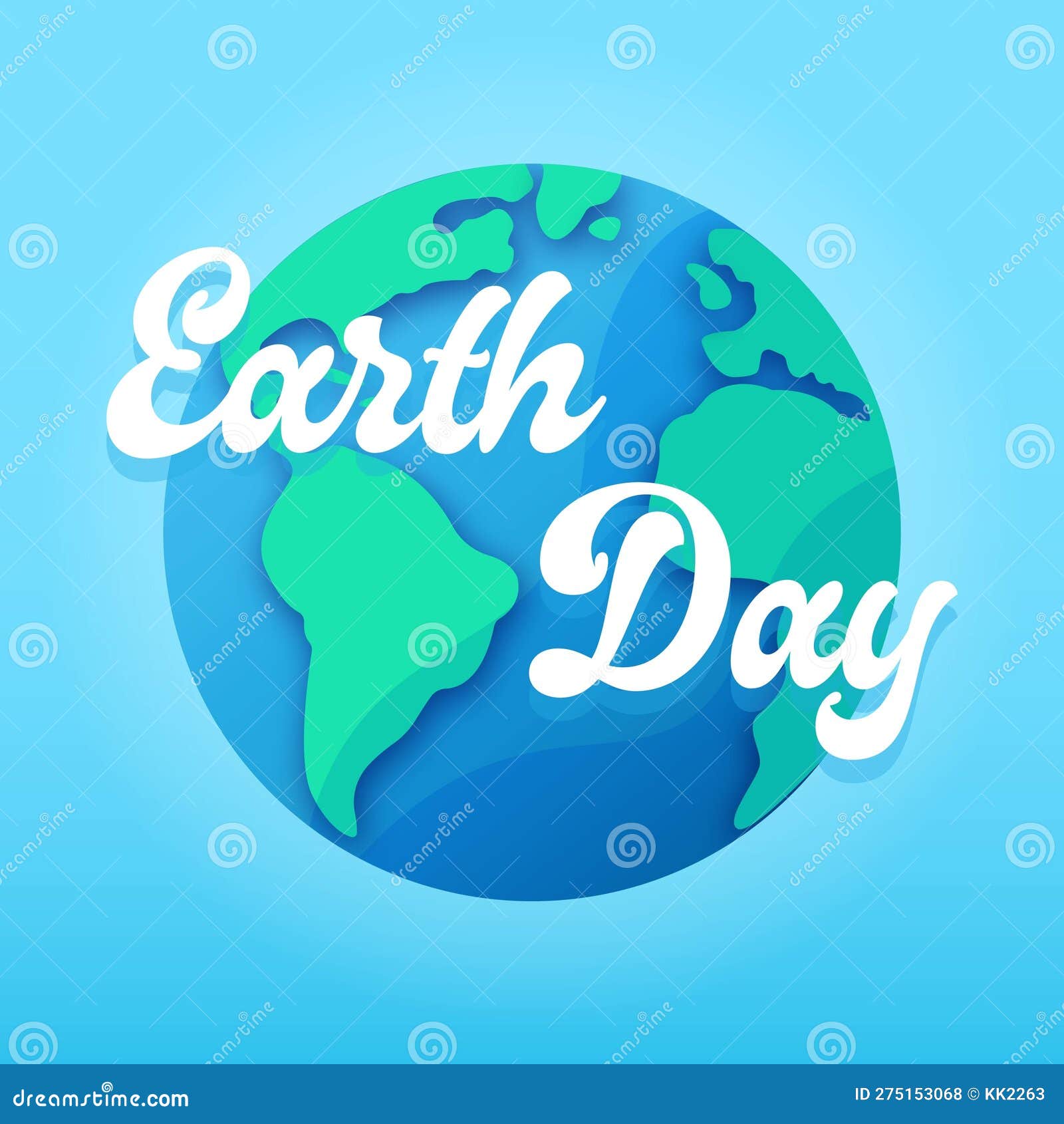 The Earth on Background. Vector Illustration Stock Vector ...