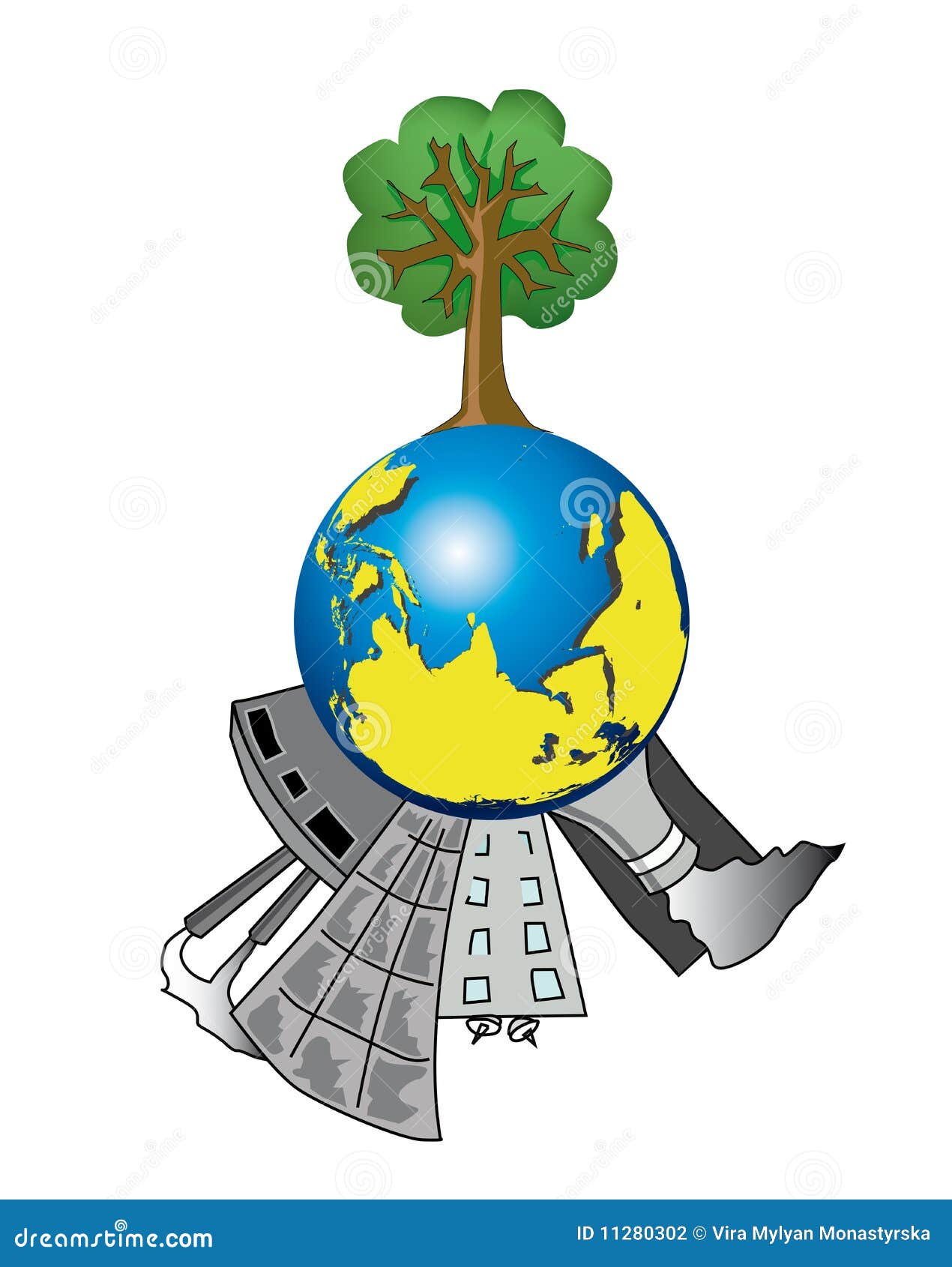 Earth balance stock vector. Illustration of global, ecology - 11280302
