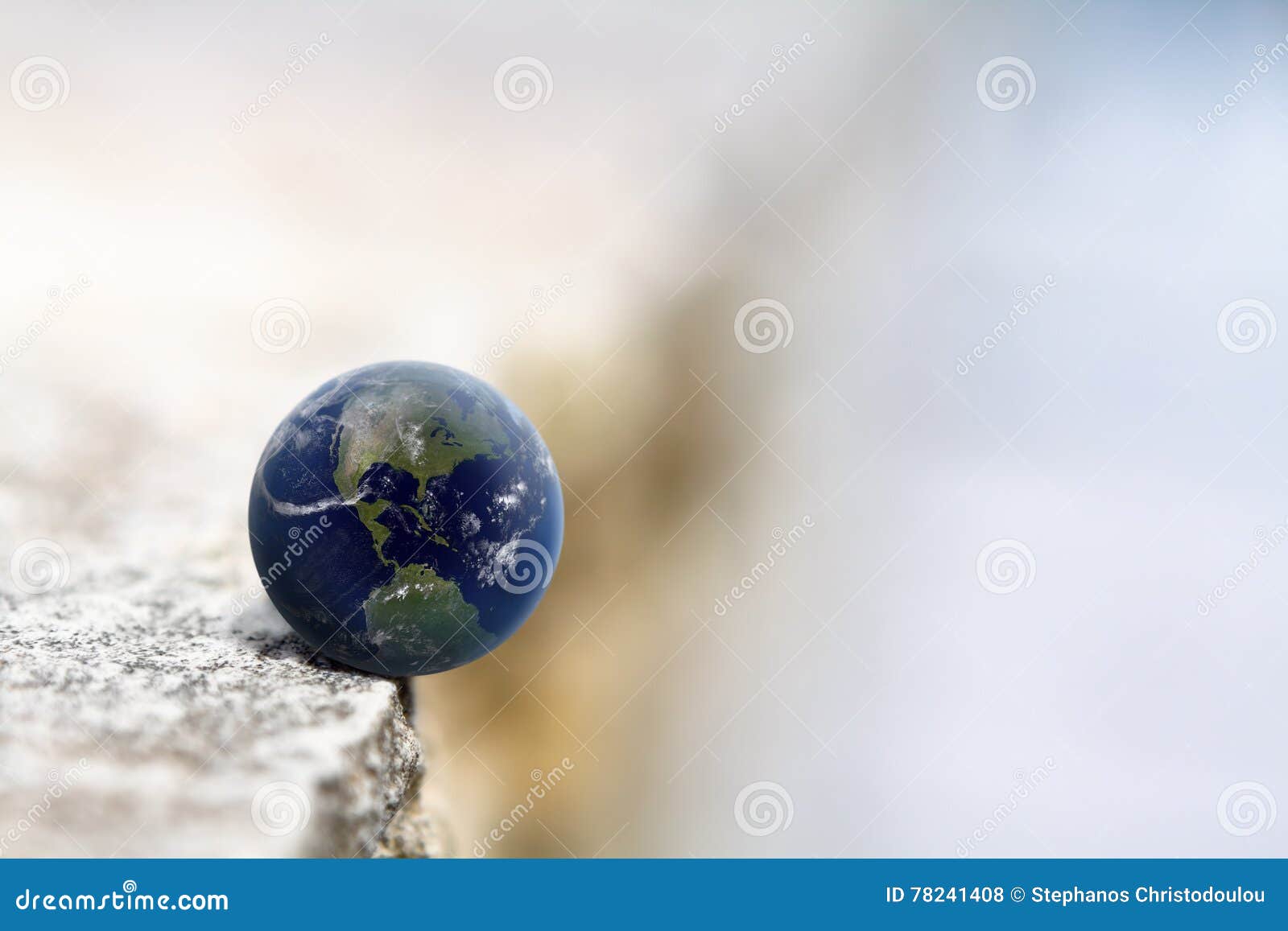 Earth in the balance stock photo. Image of power, cliff - 78241408