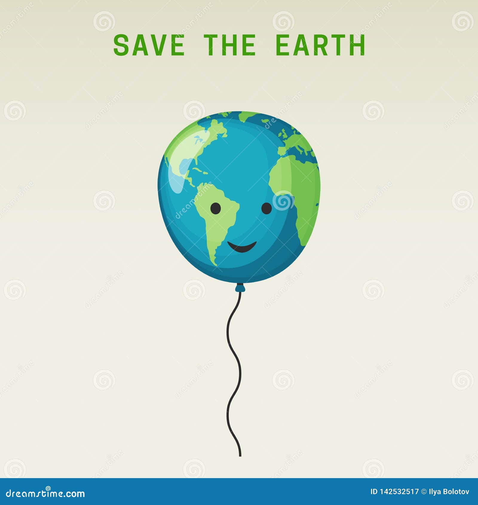 The Earth balloon stock vector. Illustration of earth - 142532517