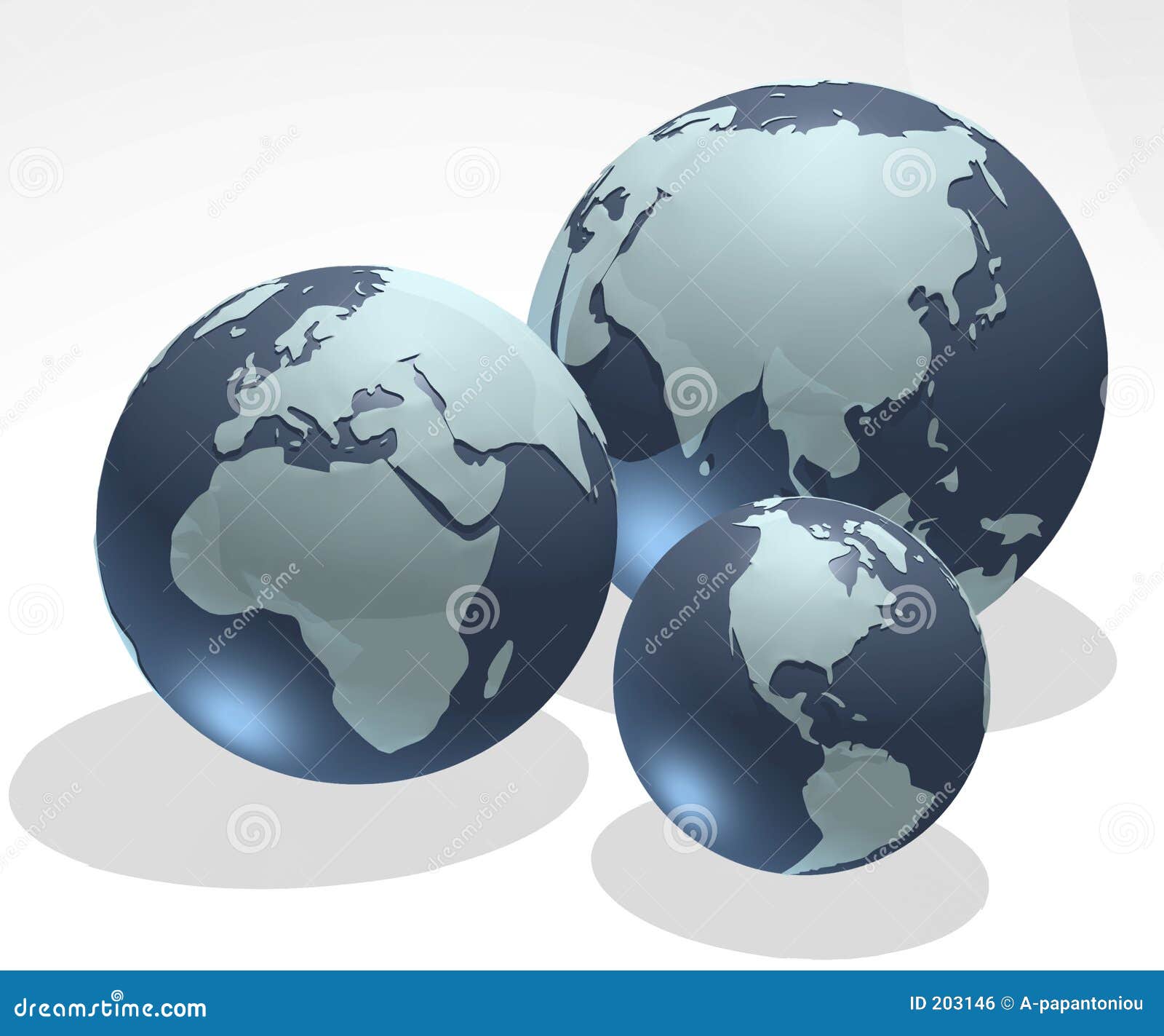 Earth Balls stock illustration. Illustration of planet - 203146