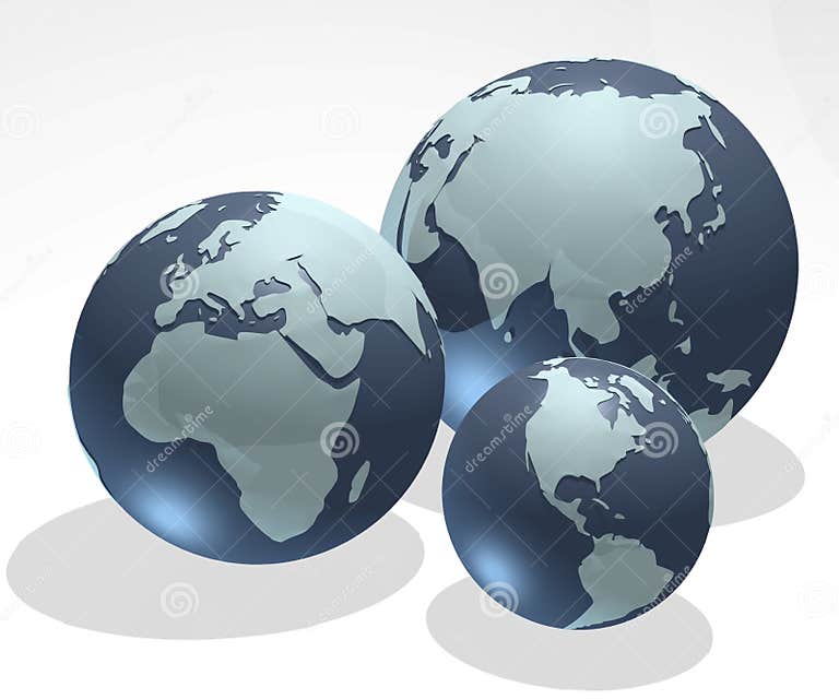 Earth Balls stock illustration. Illustration of planet - 203146