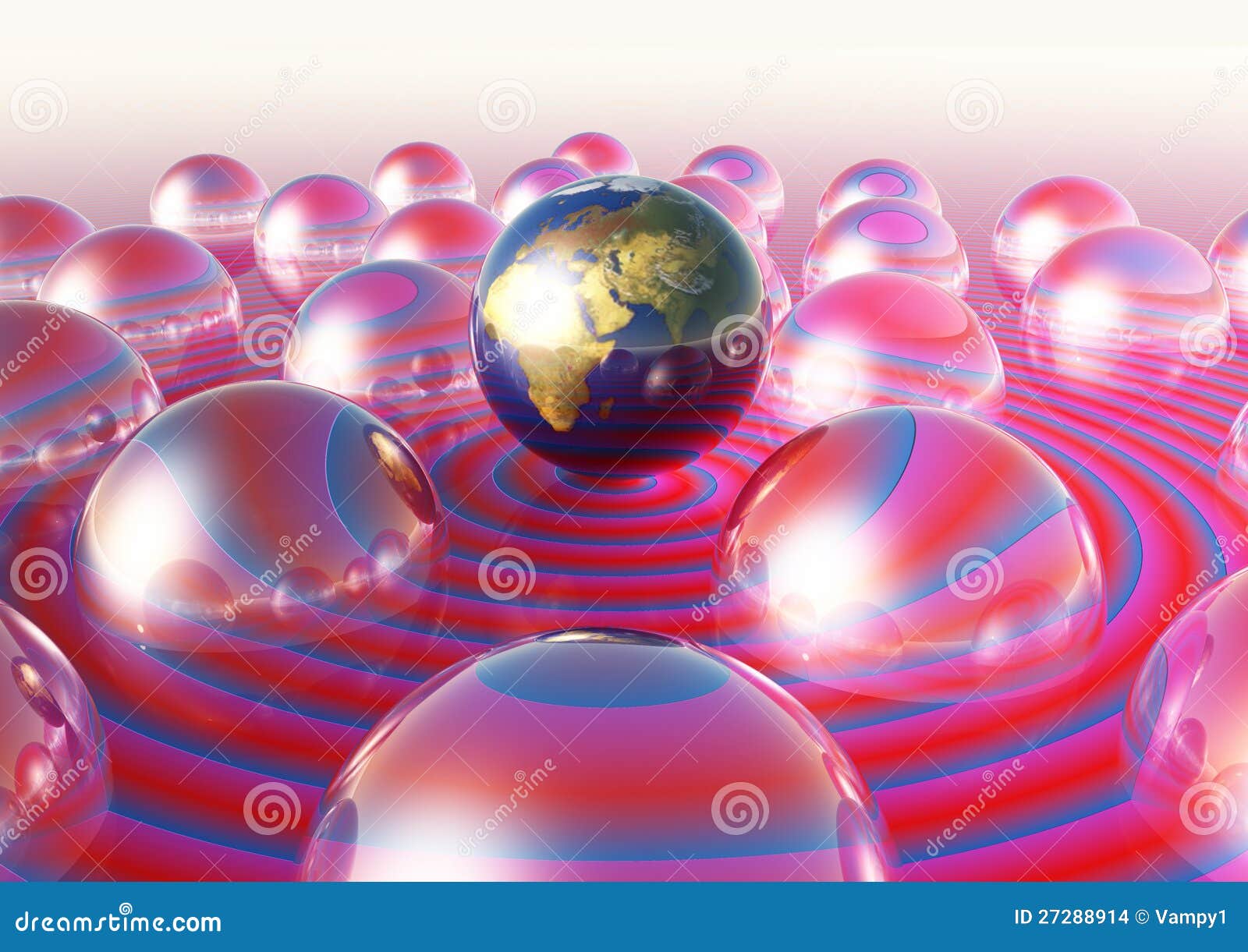 Earth and balls stock illustration. Illustration of background - 27288914