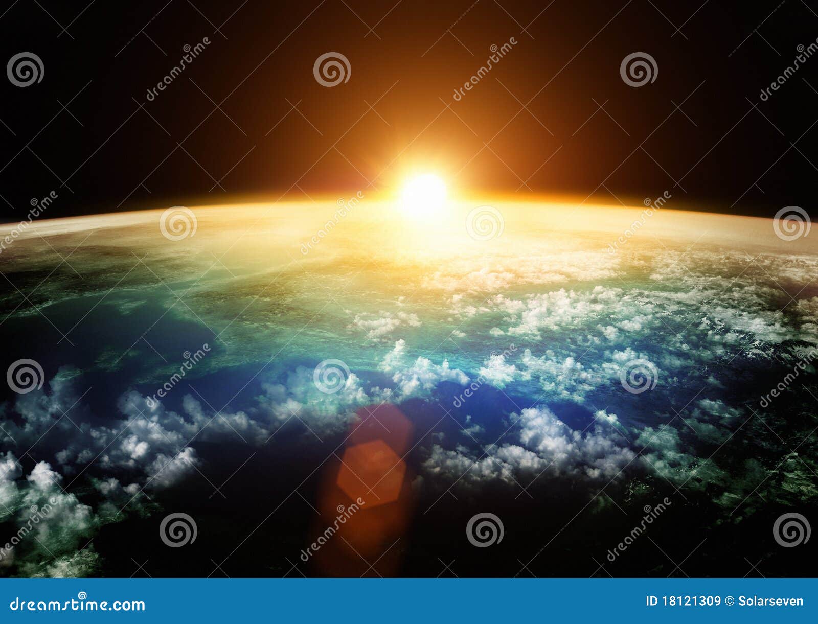 Earth - Beautiful Horizons stock illustration. Illustration of ...