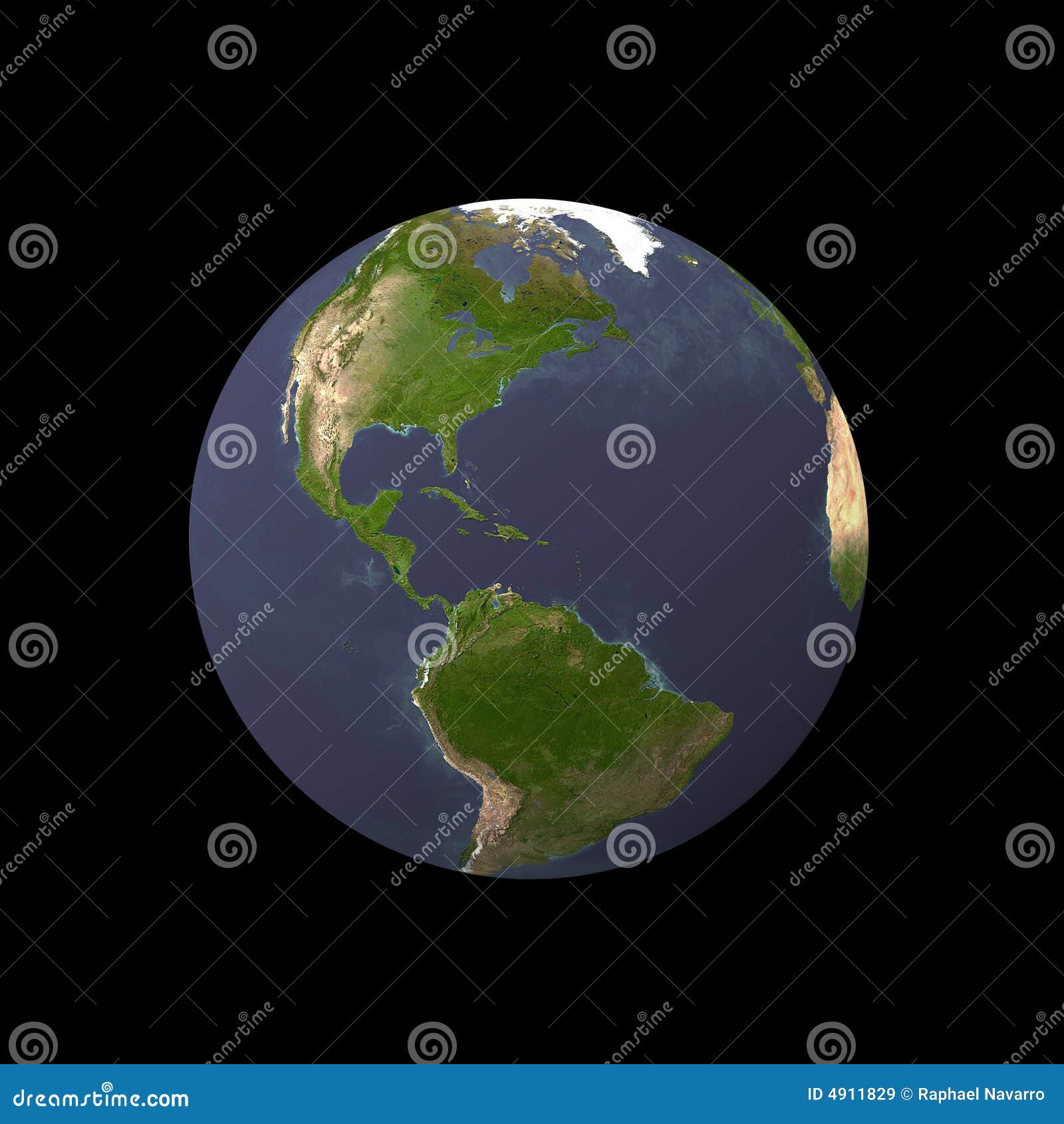 Earth on black background stock illustration. Illustration of lasting ...