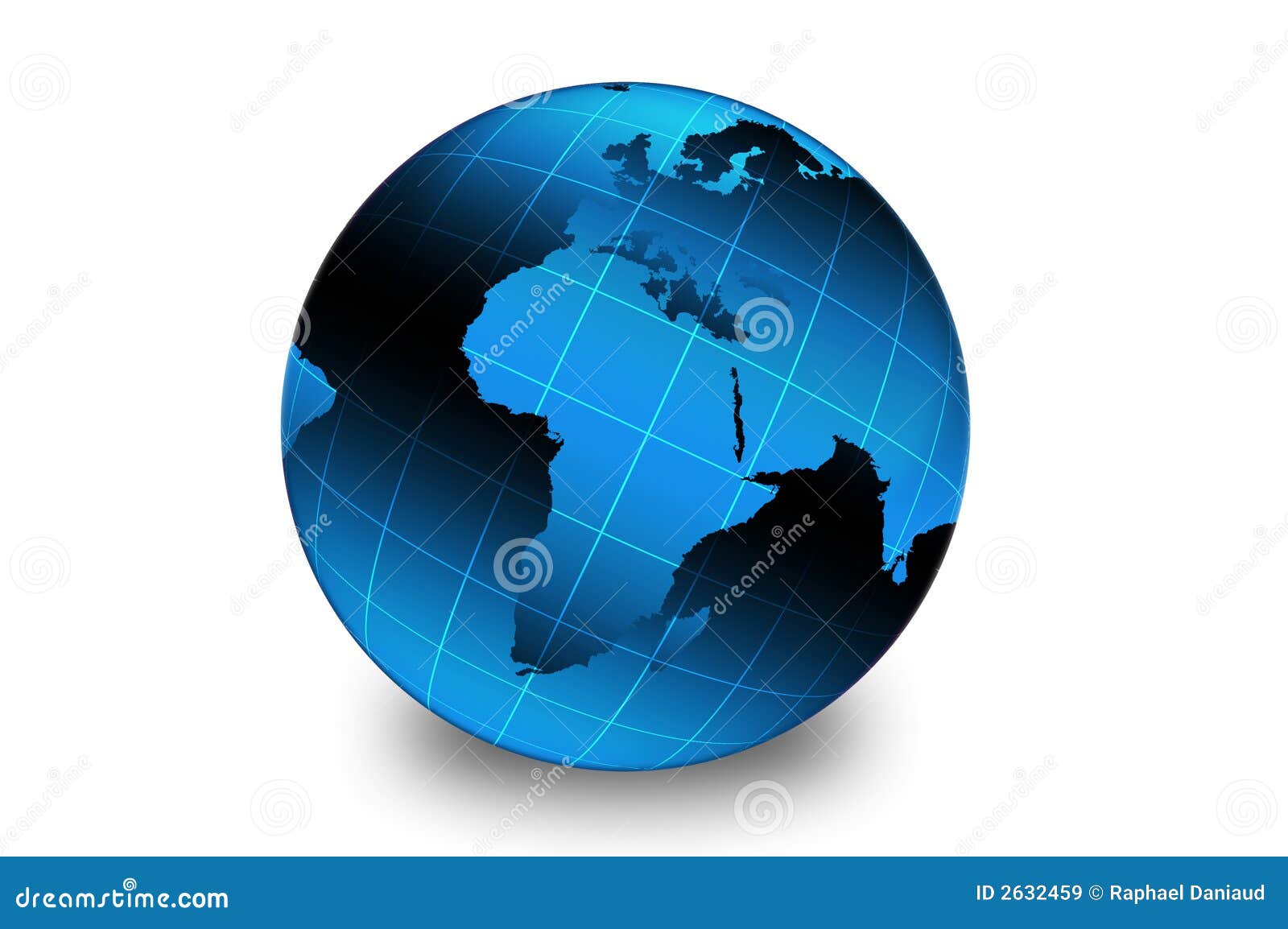 Earth blue stock illustration. Illustration of global - 2632459