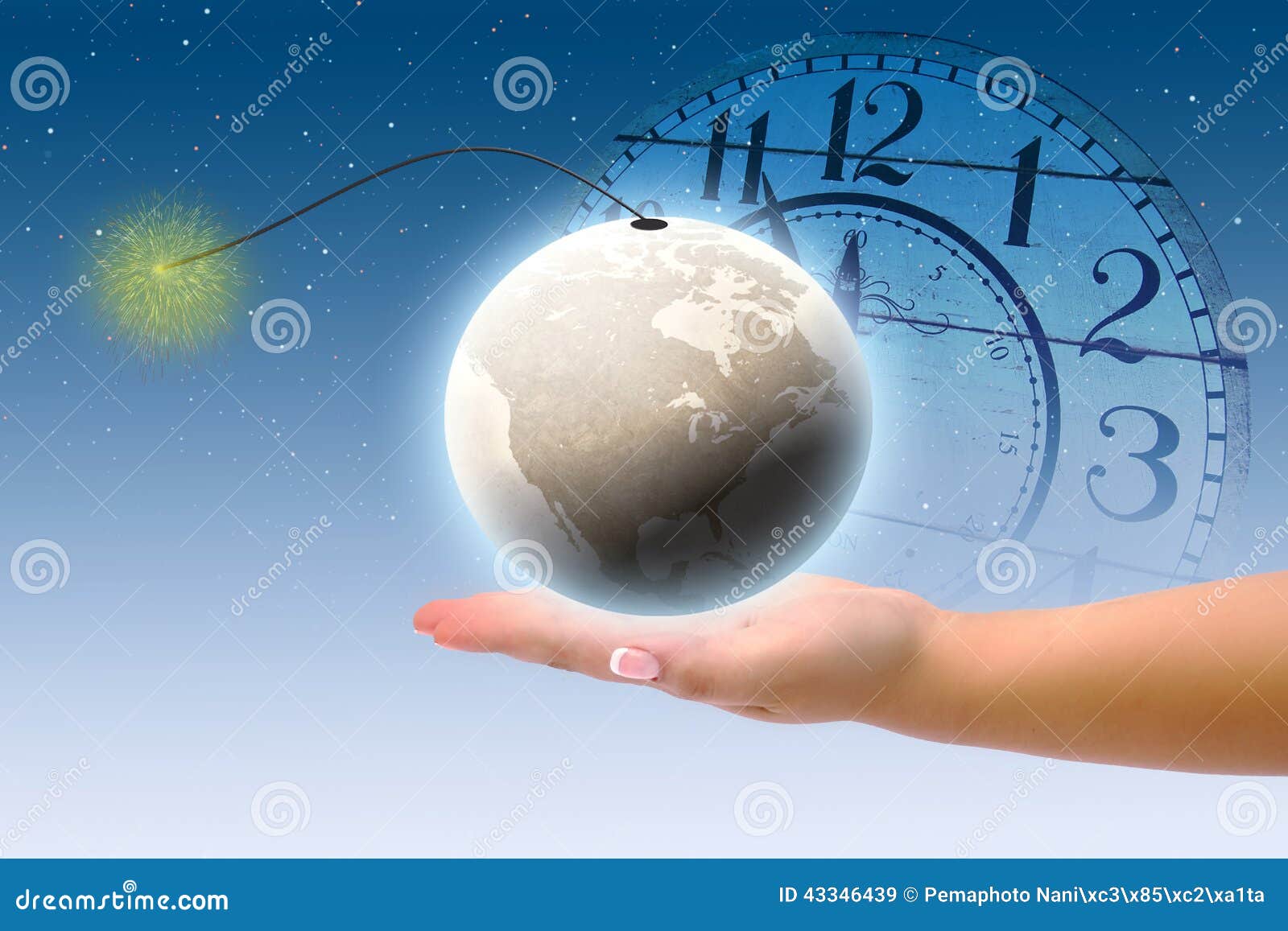 Earth Bomb Royalty-Free Stock Photography | CartoonDealer.com #1481795