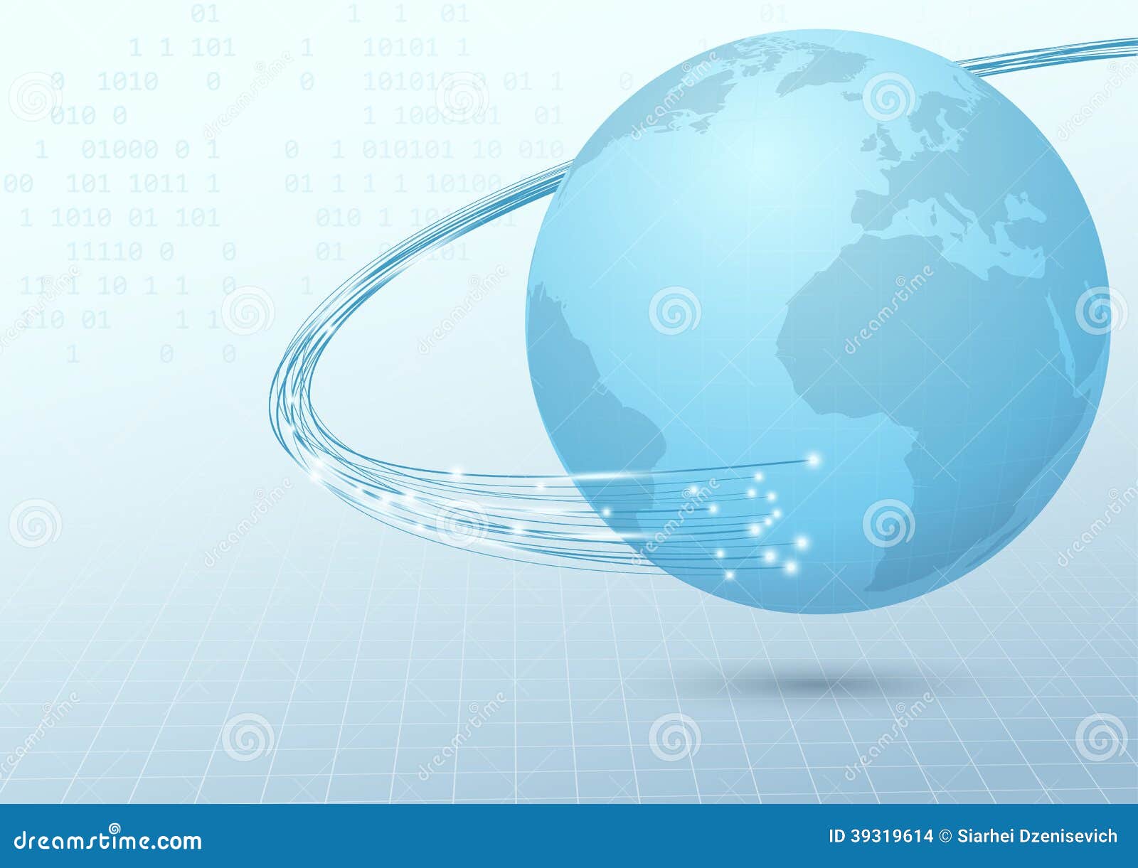 Earth Broadband Cable Connection Background Stock Vector - Illustration of bandwith, concept ...