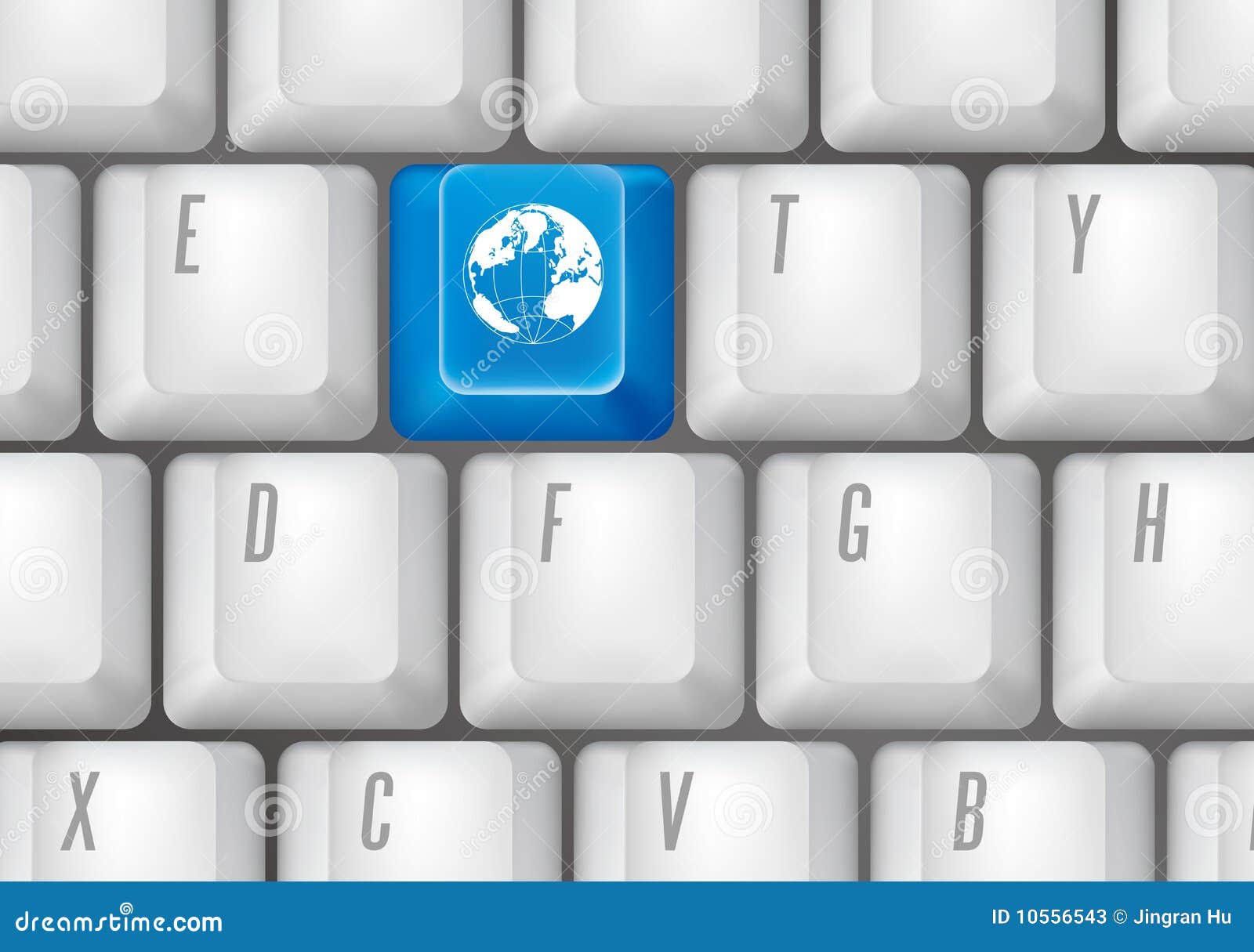 Earth button stock vector. Illustration of global, personal - 10556543