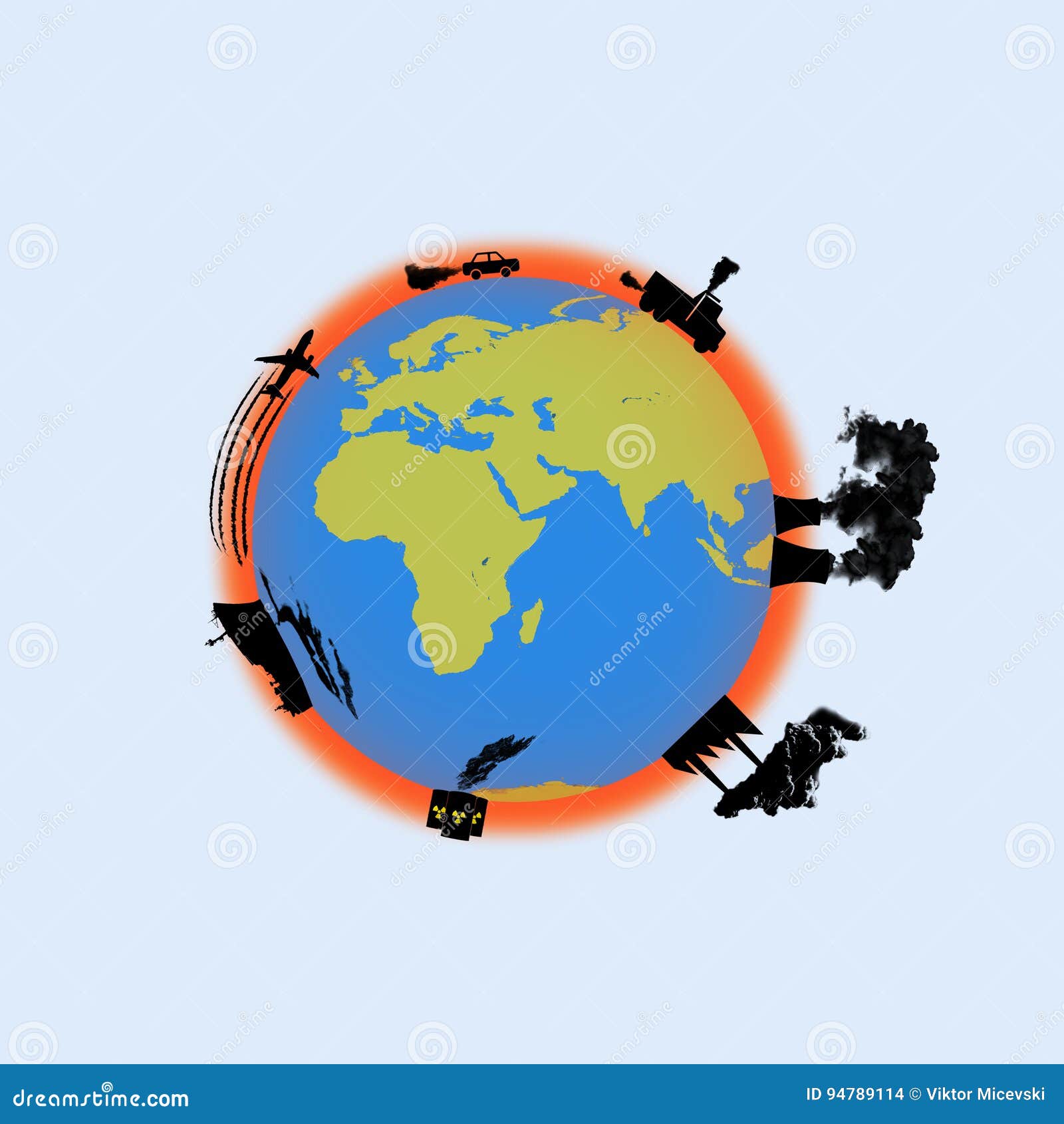Earth Calling stock illustration. Illustration of global - 94789114