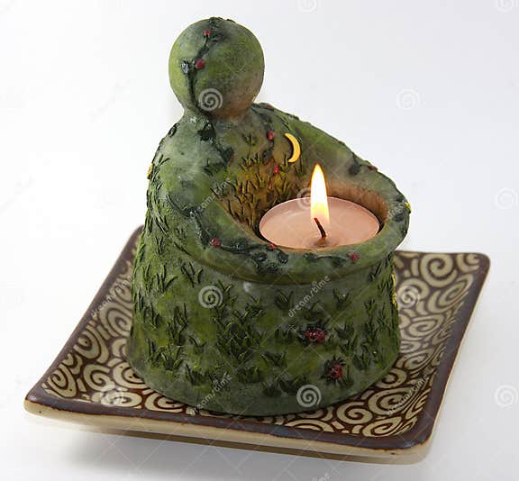 Earth Candle stock photo. Image of heal, living, conserve - 7837214