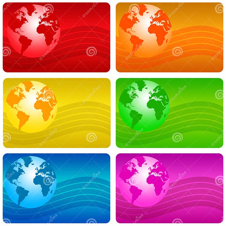 Earth cards stock illustration. Illustration of text - 24418037