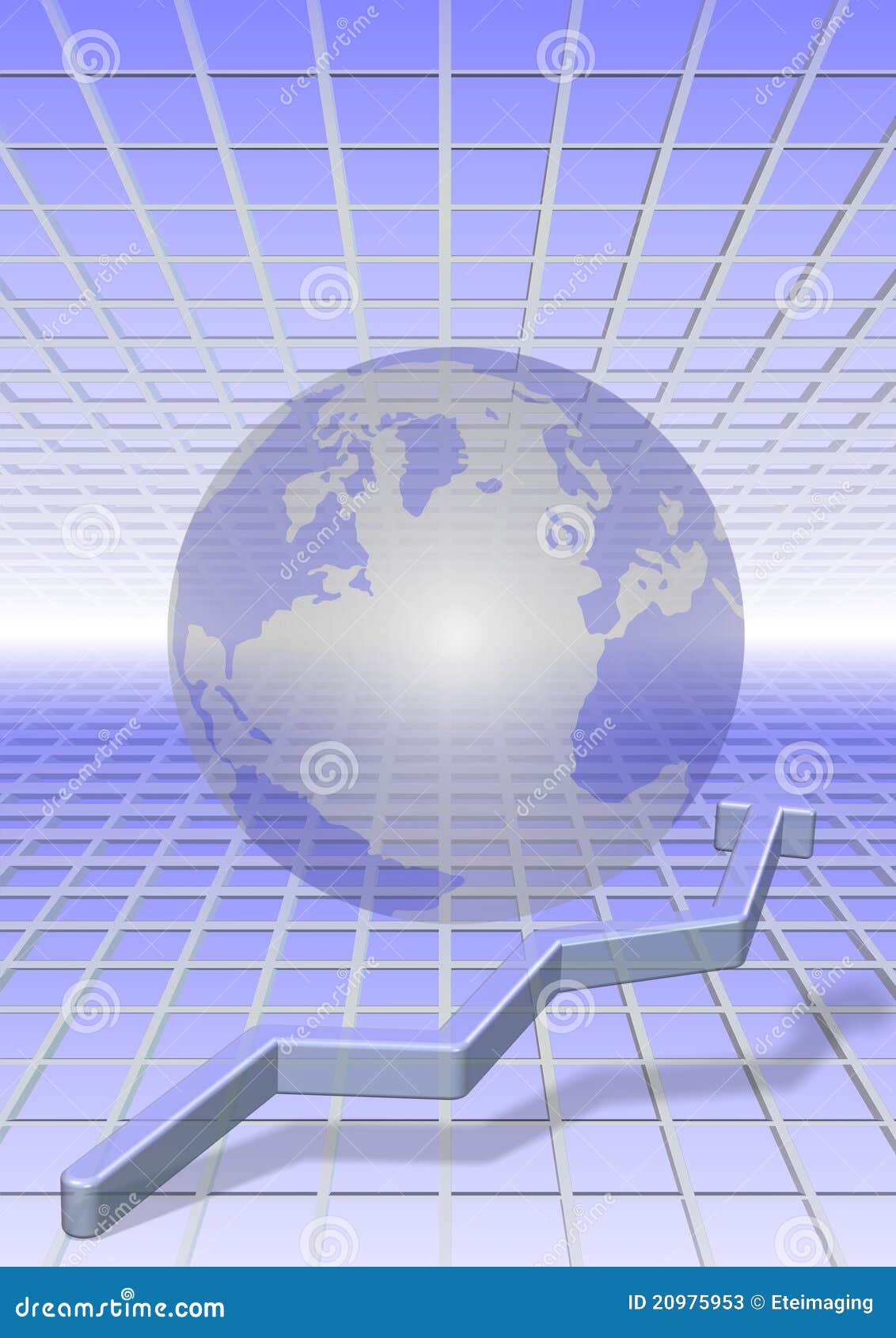 Earth chart with graph stock illustration. Illustration of chart - 20975953