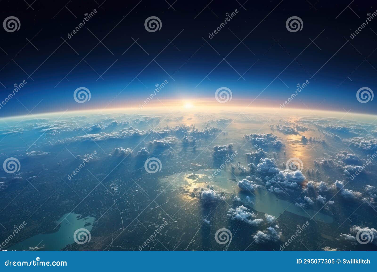 A View From Satellite On The Earth Surface, Geolocation, Gps ...