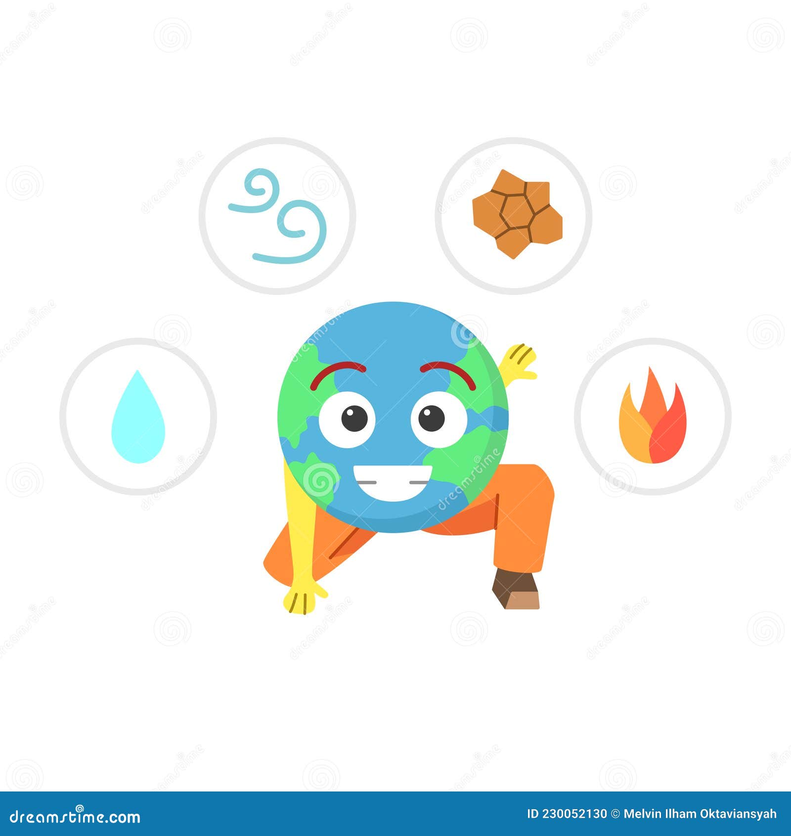 Earth Climate Vector Illustration for Climate Theme Stock Vector ...