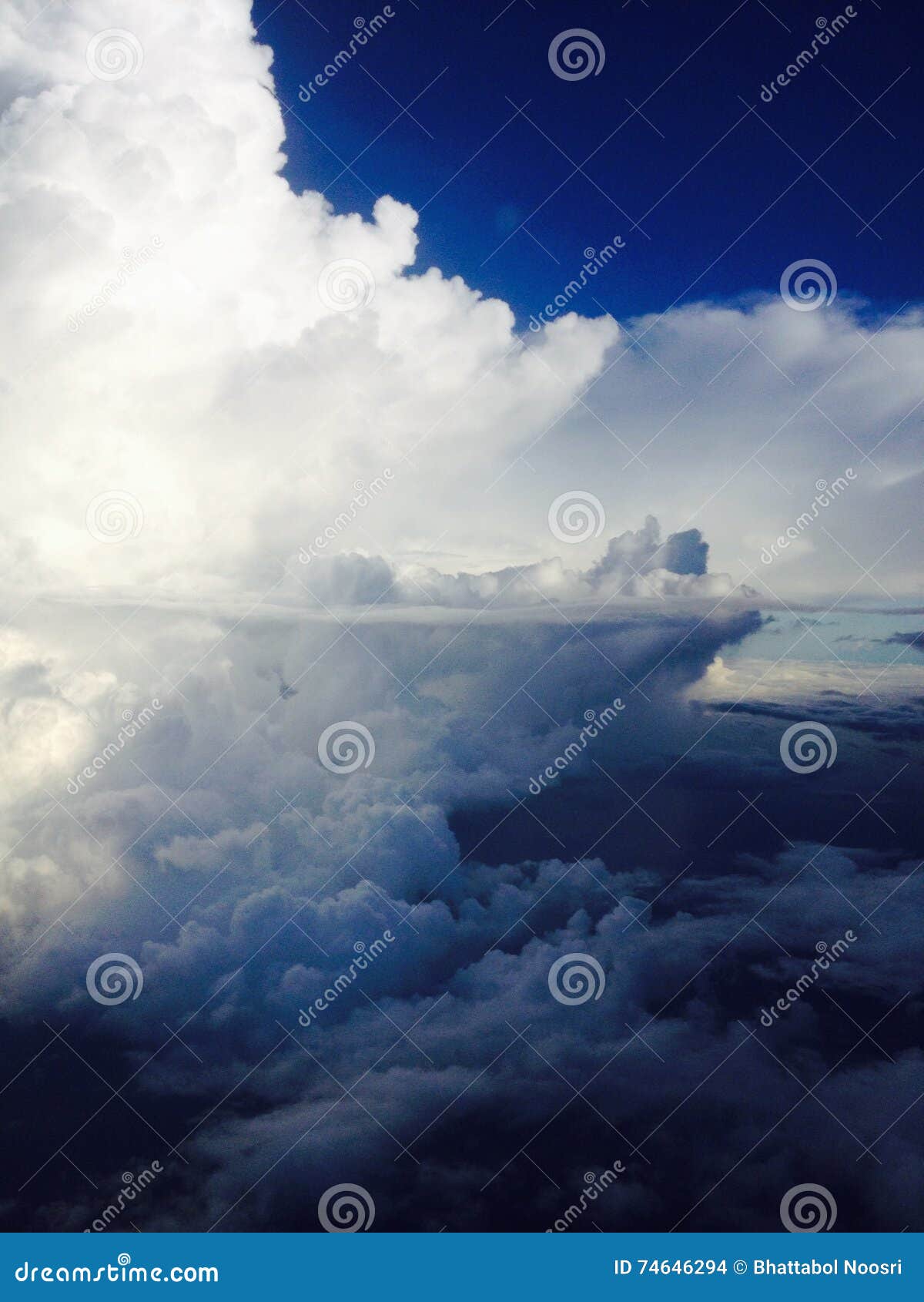 Earth cloud top view stock photo. Image of view, calm - 74646294