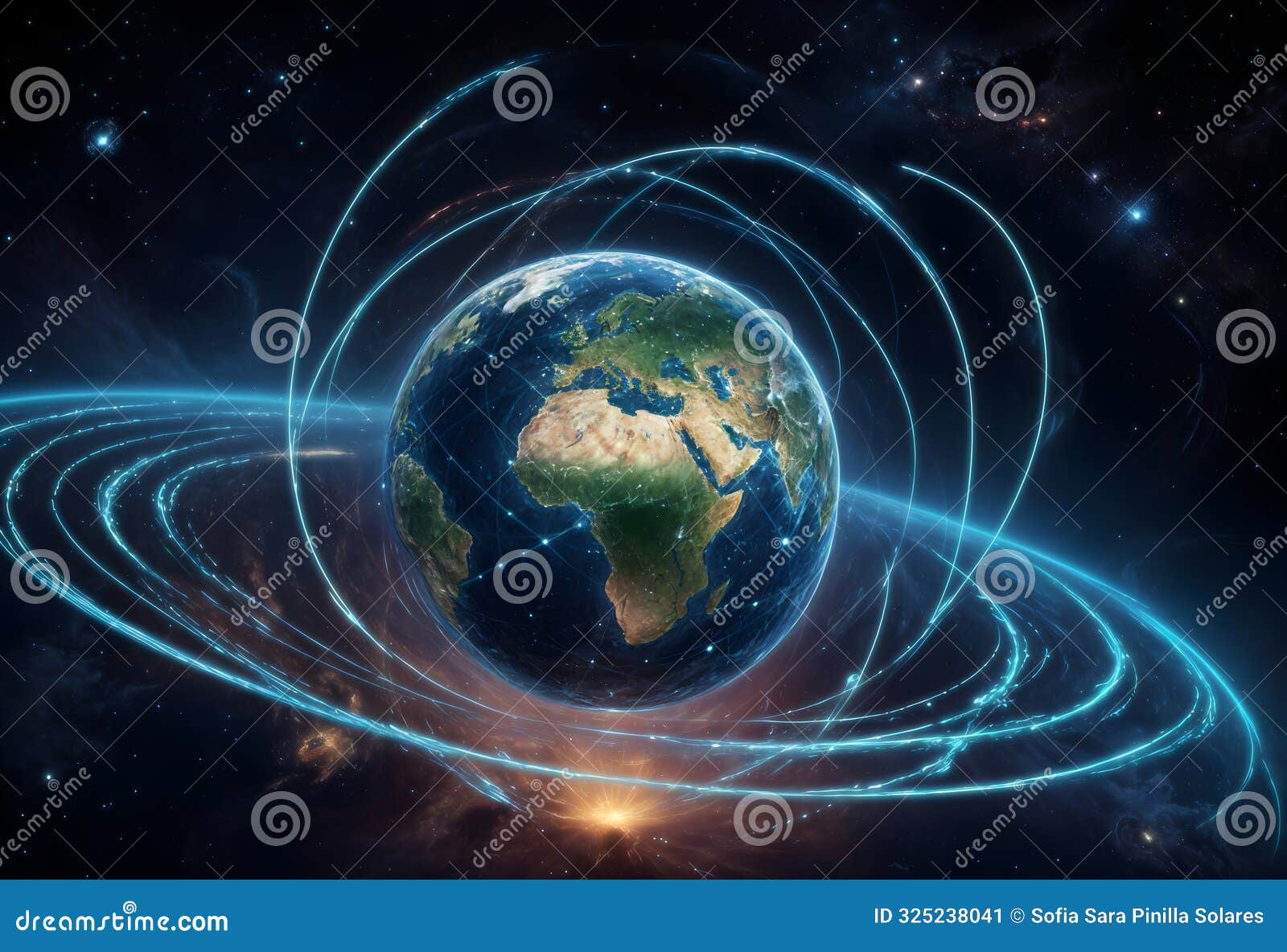 Earth Communication Network Concentric Circles of Radiating Magnetism ...