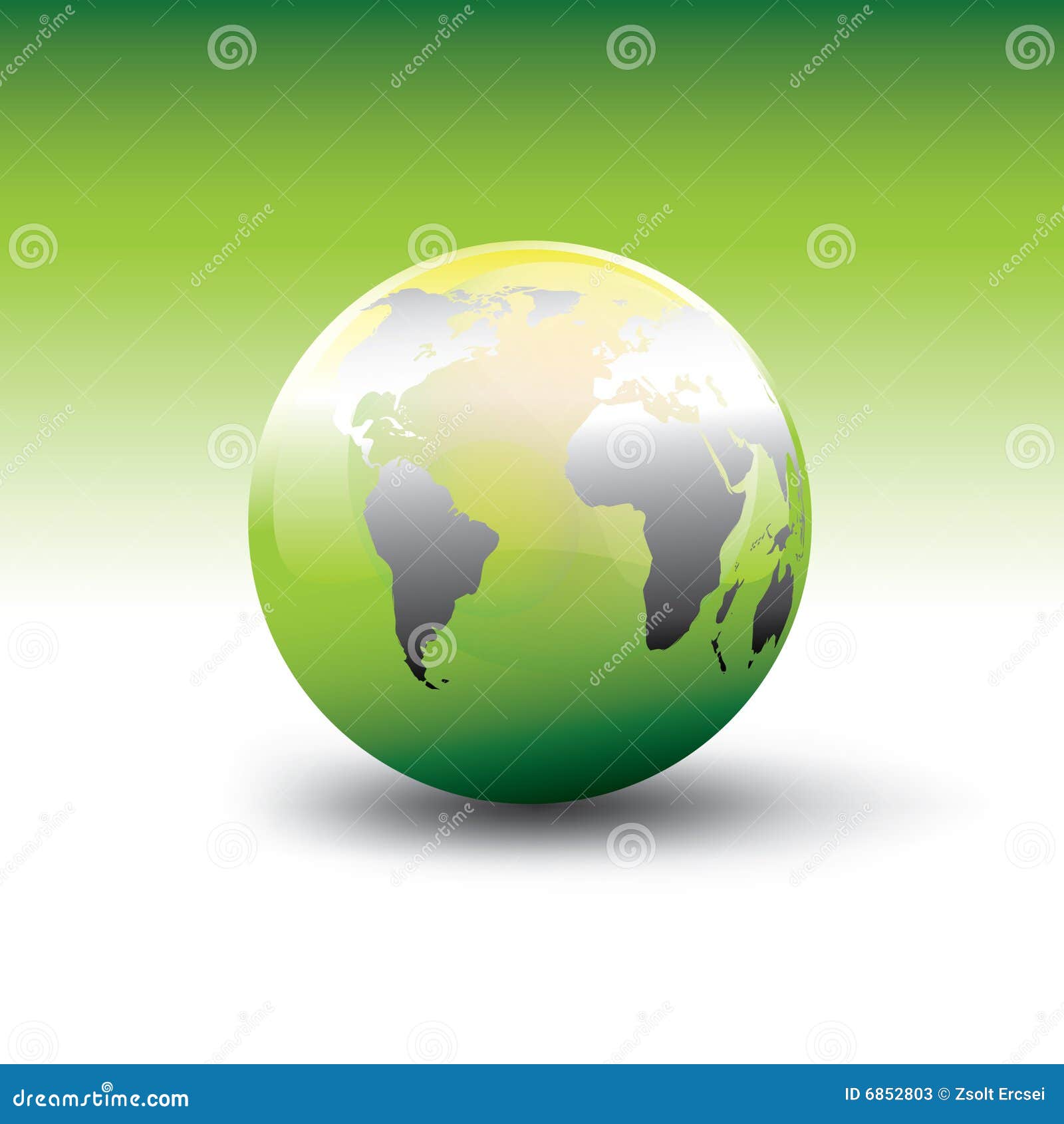 Earth concept stock vector. Illustration of ball, glossy - 6852803