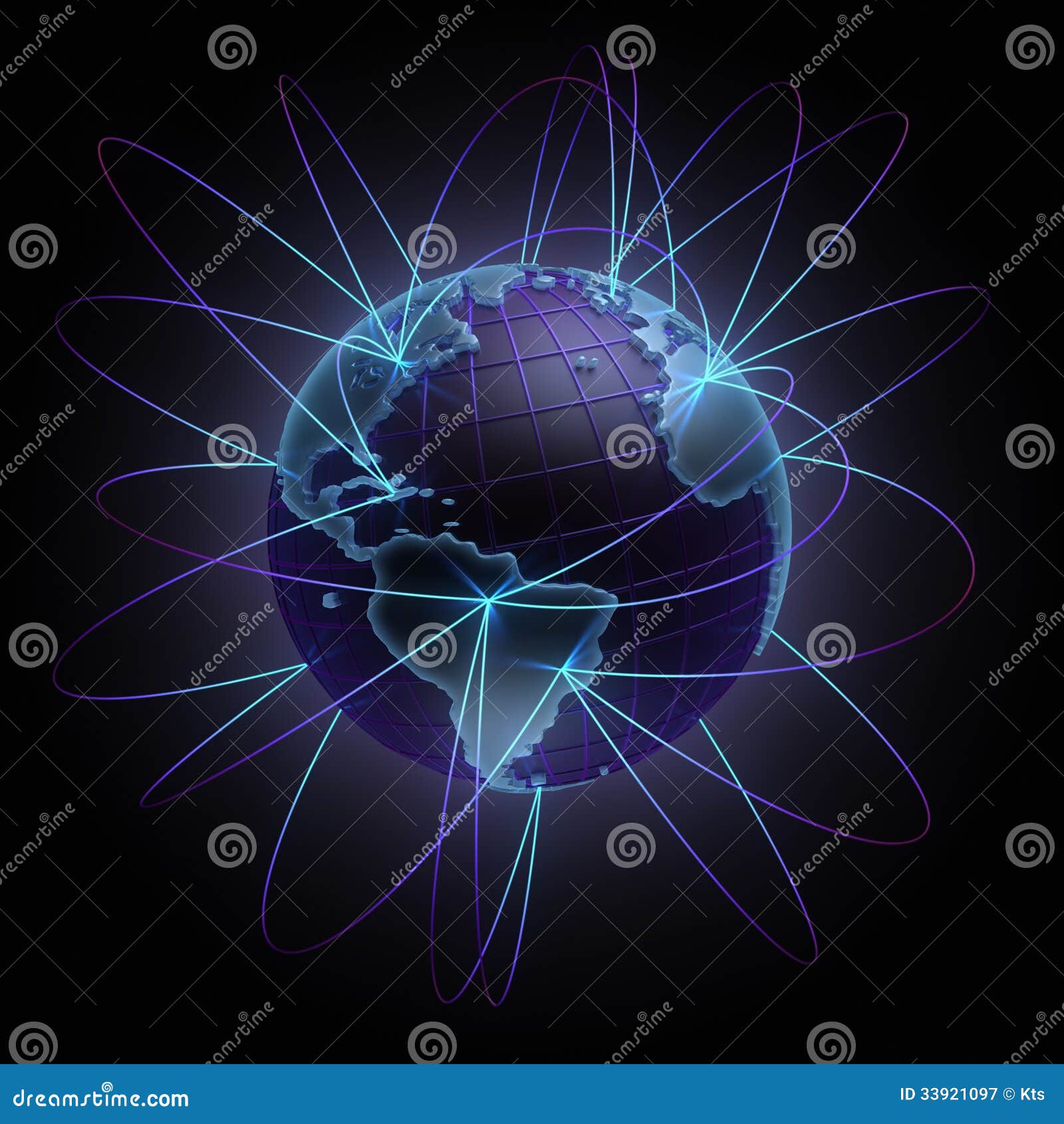 Earth Connections stock illustration. Illustration of globe - 33921097