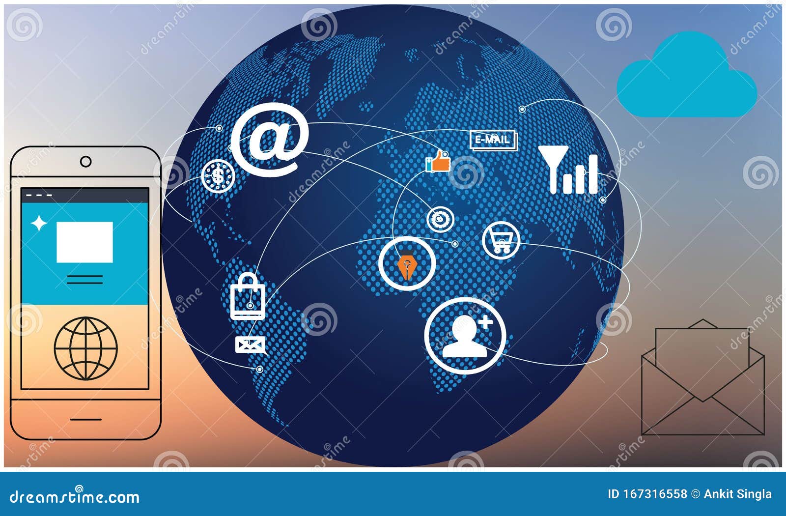 Earth Connectivity Stock Illustrations – 14,636 Earth Connectivity ...