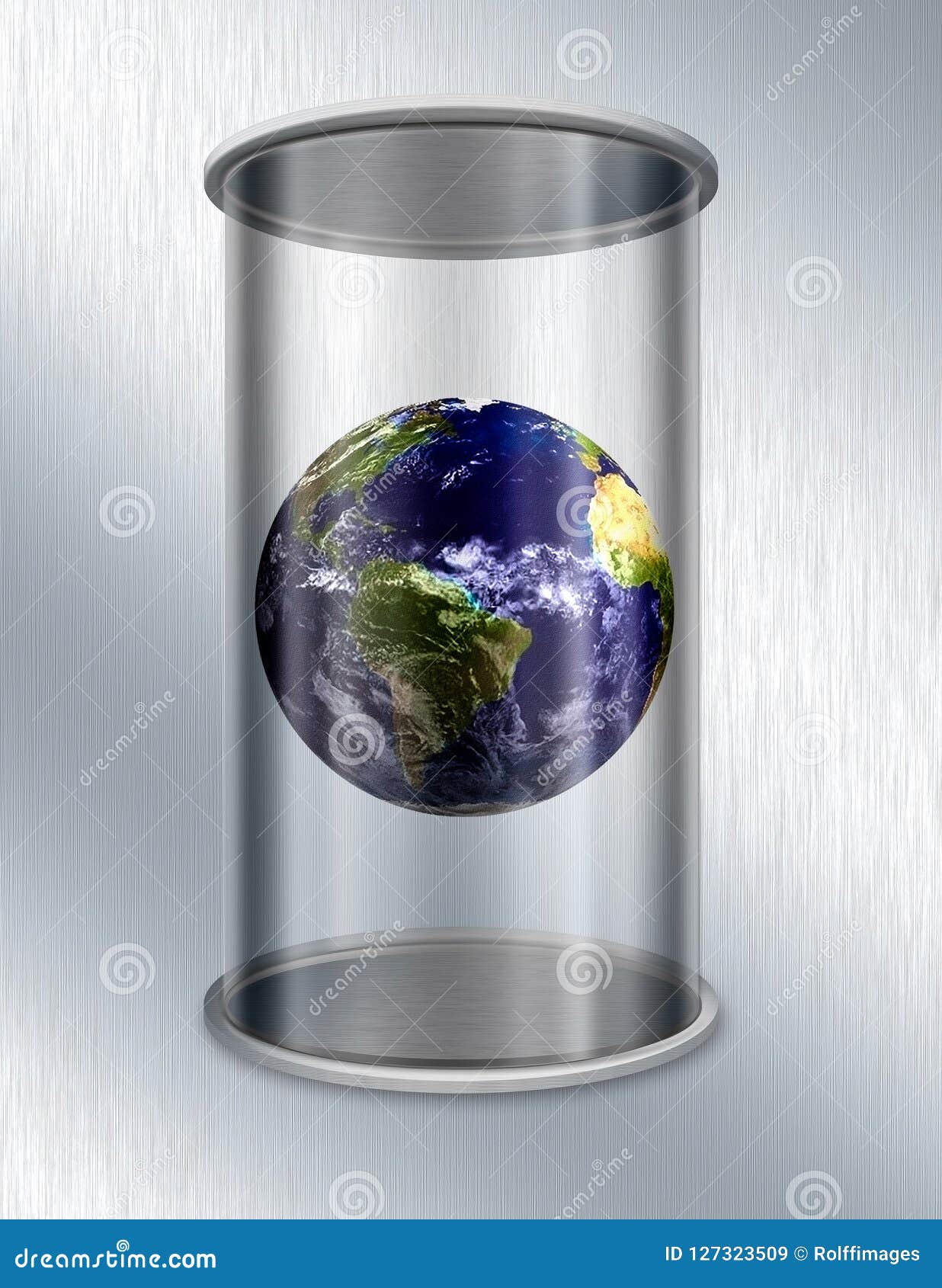 Earth in container stock illustration. Illustration of environment ...