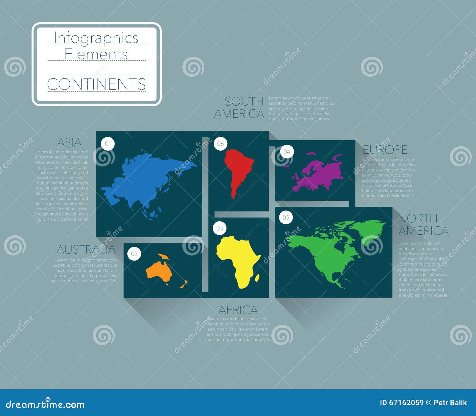 Earth continents stock vector. Illustration of continent - 67162059