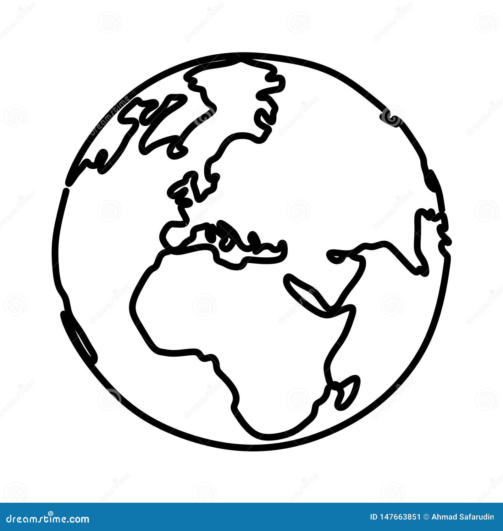 Earth Continuous One Line Drawing Vector Illustration Minimalist Design ... Earth Continuous One Line Drawing Vector Illustration Minimalist Design ...