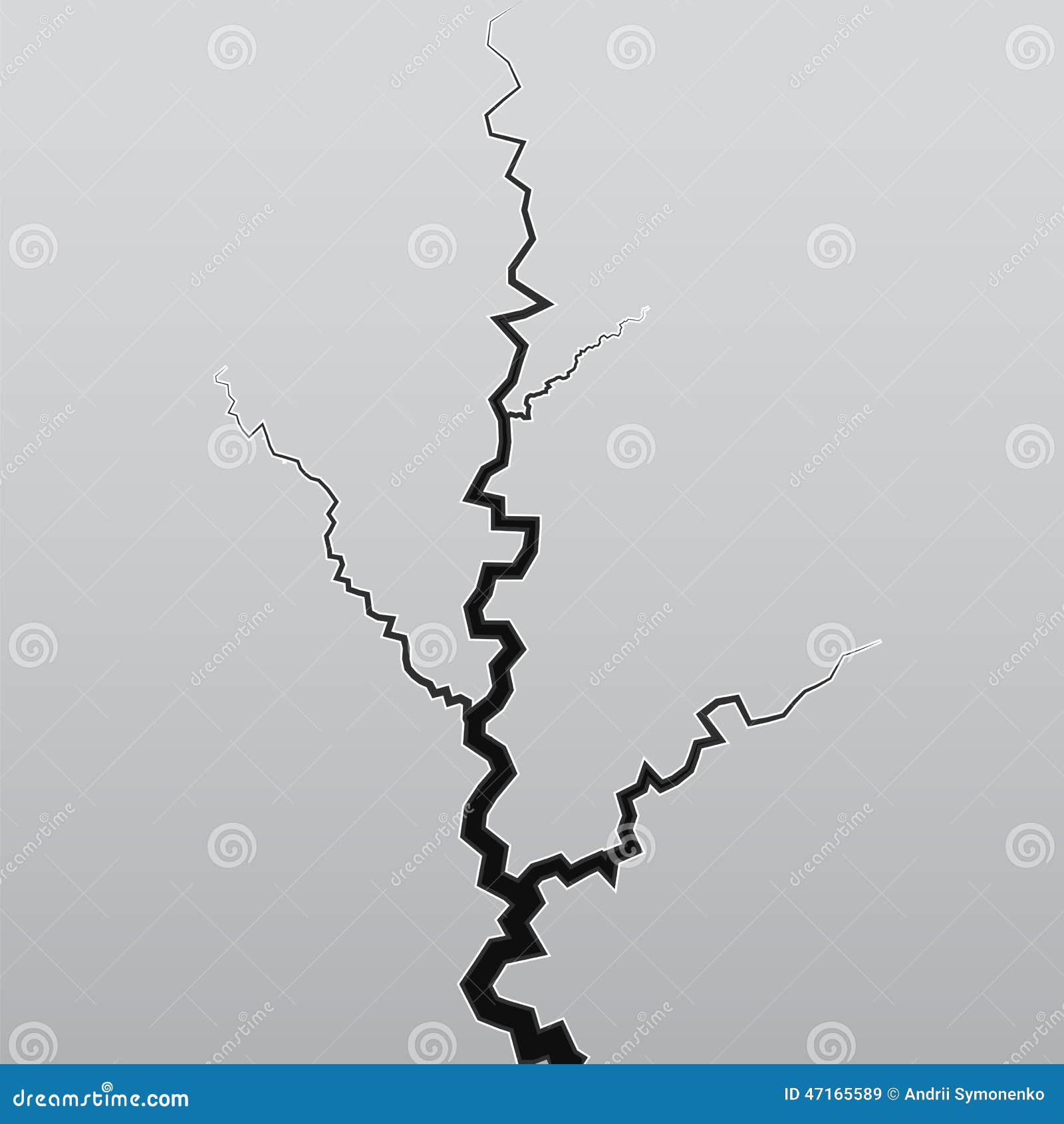 Earth Crack Vector Stock Illustration Stock Vector - Illustration of ...