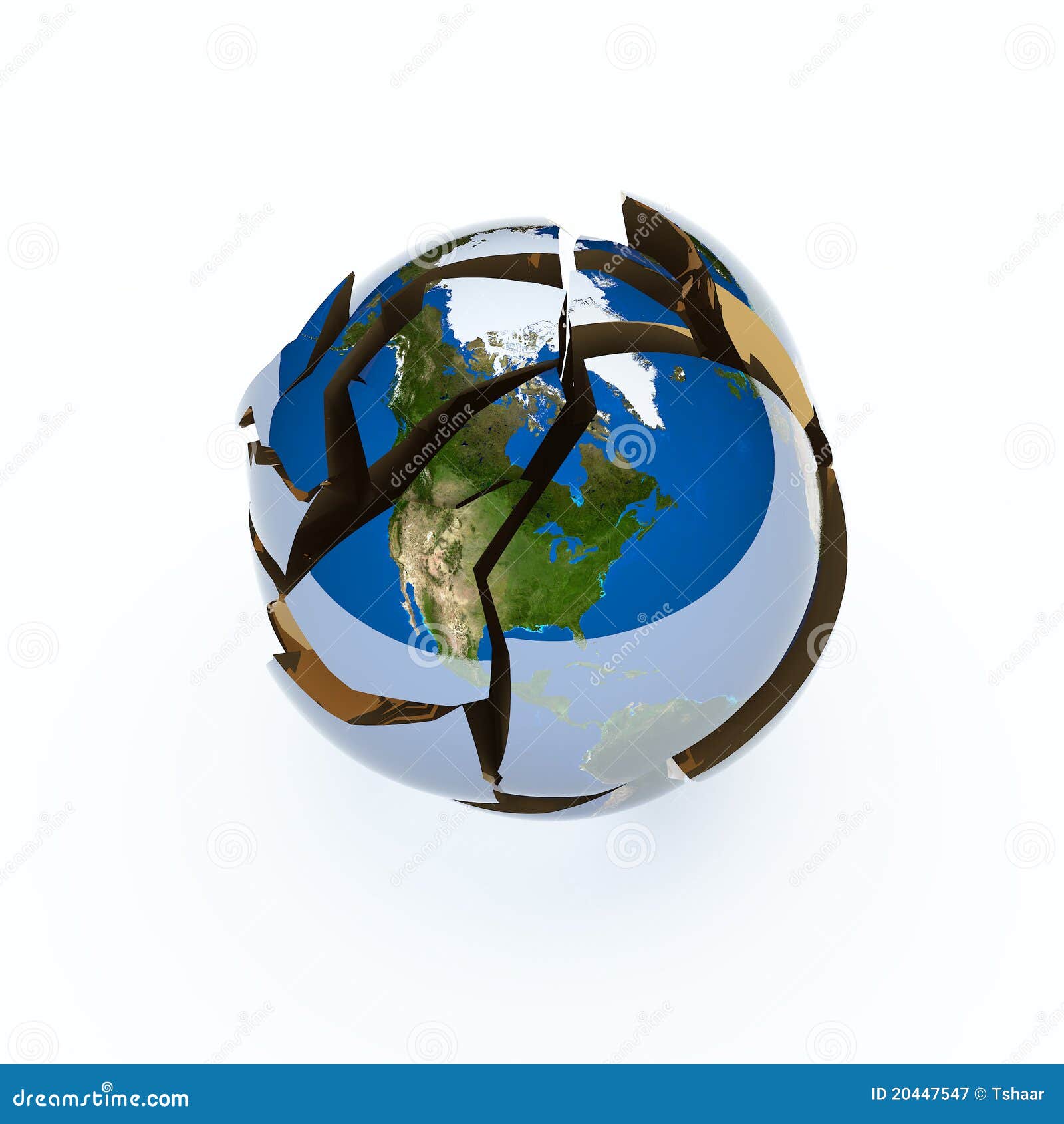 Earth with cracks stock illustration. Illustration of cracks - 20447547
