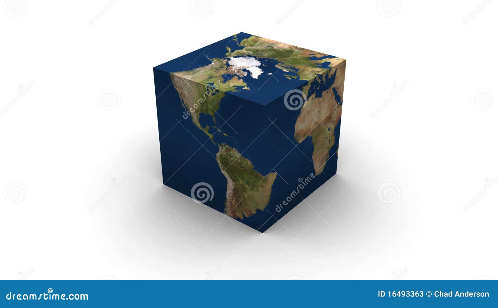 Earth Cube stock illustration. Illustration of flat, continents - 16493363