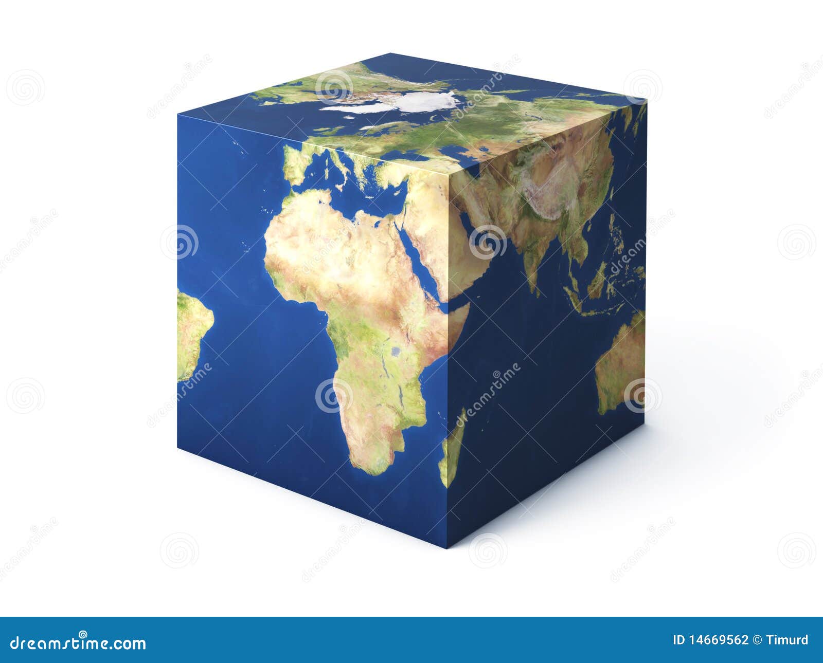 Earth Cube + Ladder Stock Photo | CartoonDealer.com #16506798