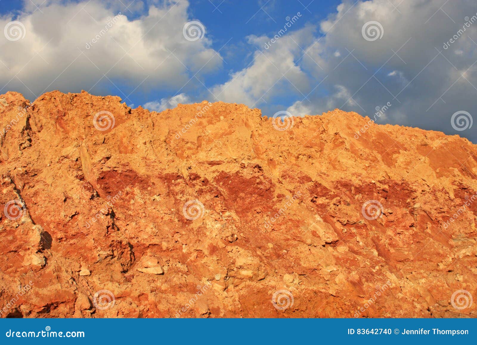 Earth cutting stock photo. Image of industry, clay, strata - 83642740