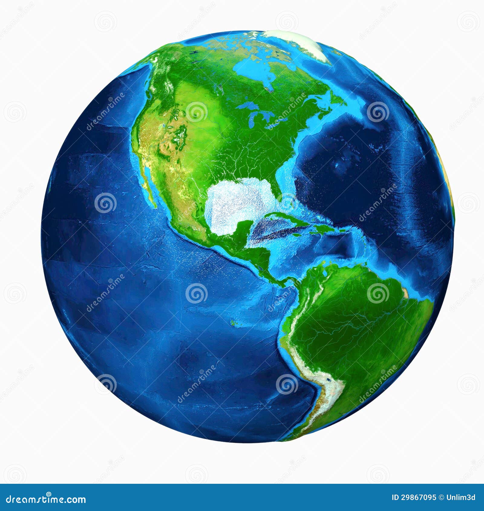 Earth USA View stock illustration. Illustration of astronomy - 29867095