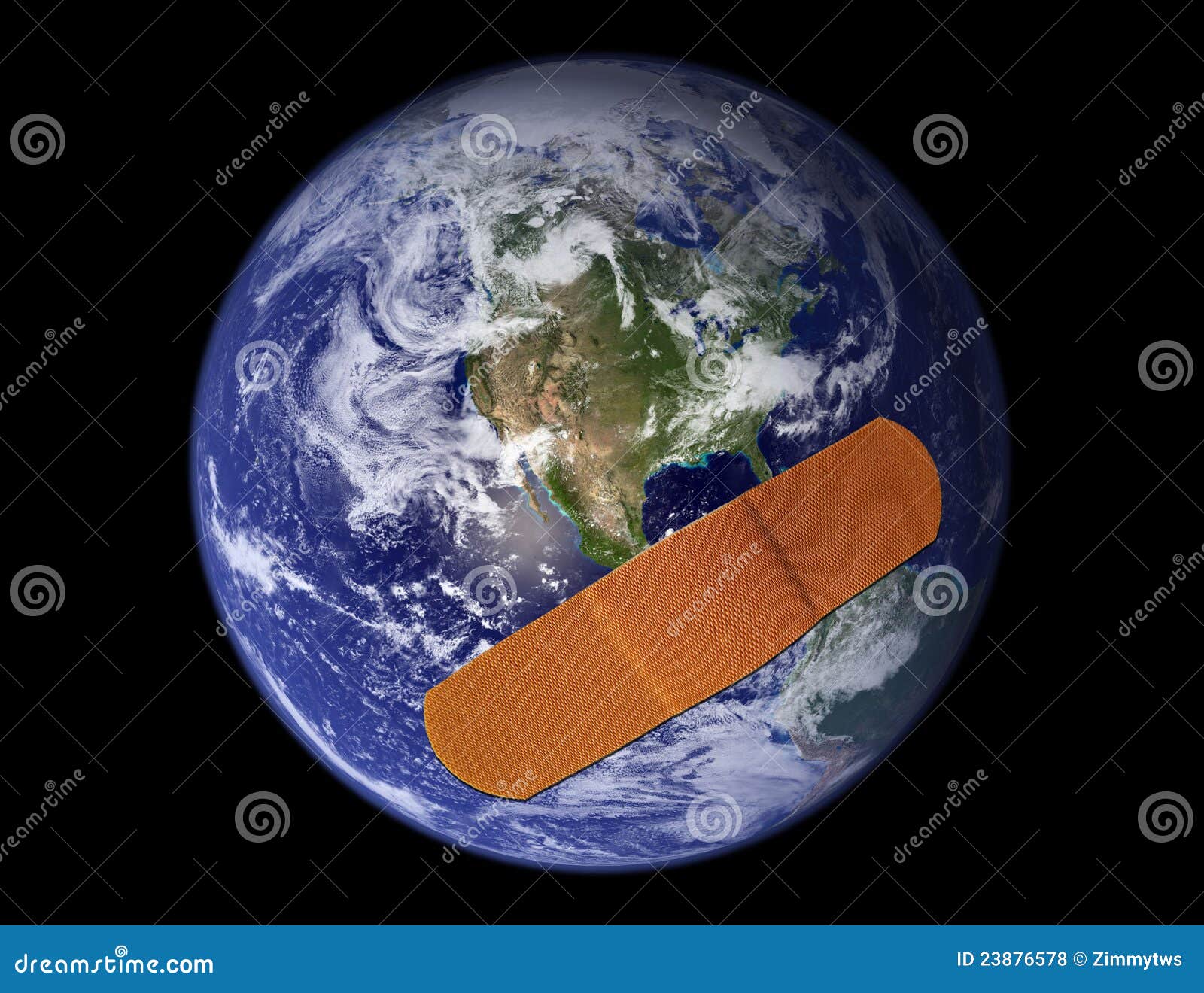 Earth damage stock photo. Image of bandage, change, science - 23876578