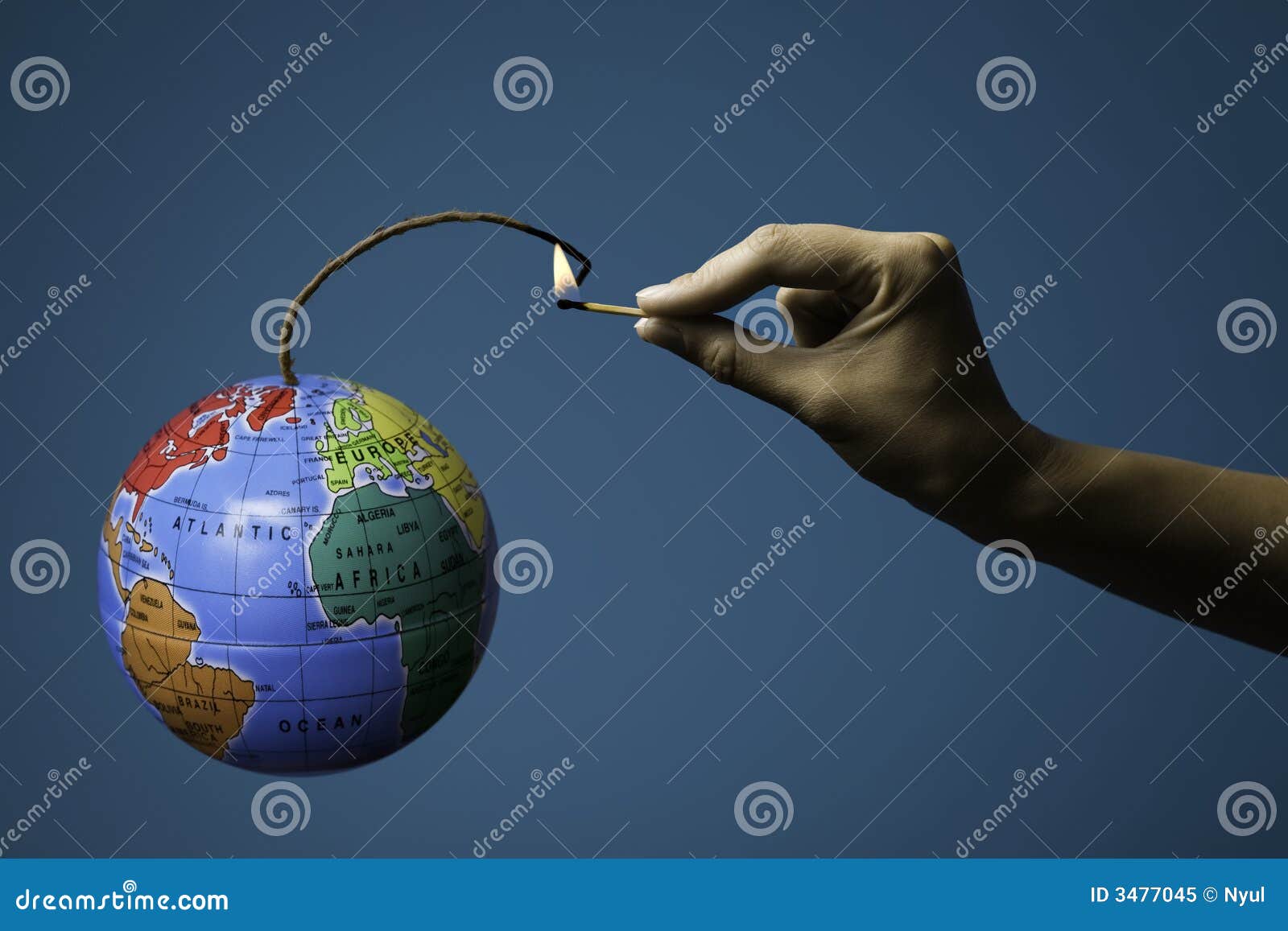 Earth in Danger stock image. Image of environment, world - 3477045