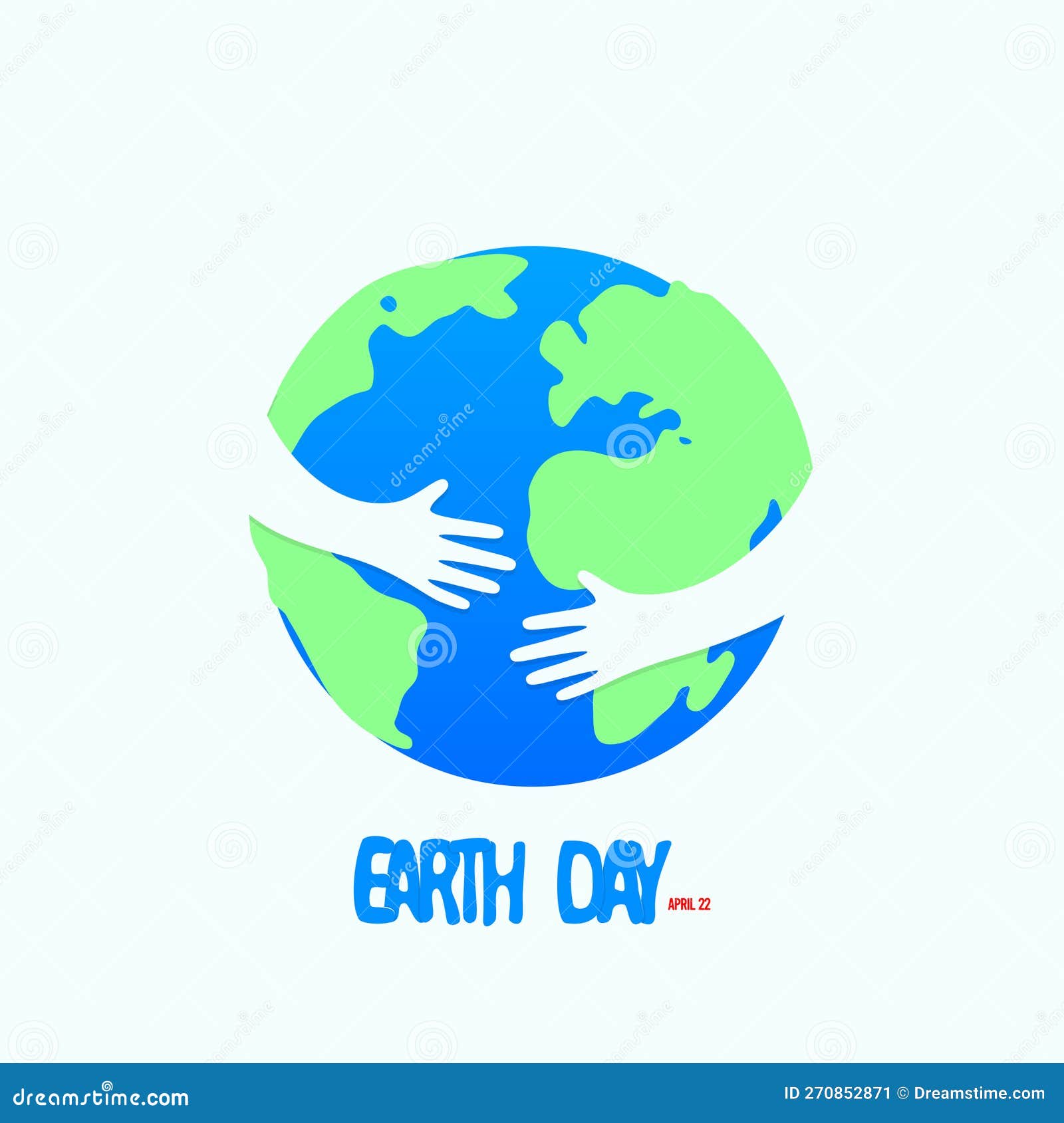 Earth Day 22 April Abstract Illustration Stock Vector - Illustration of ...