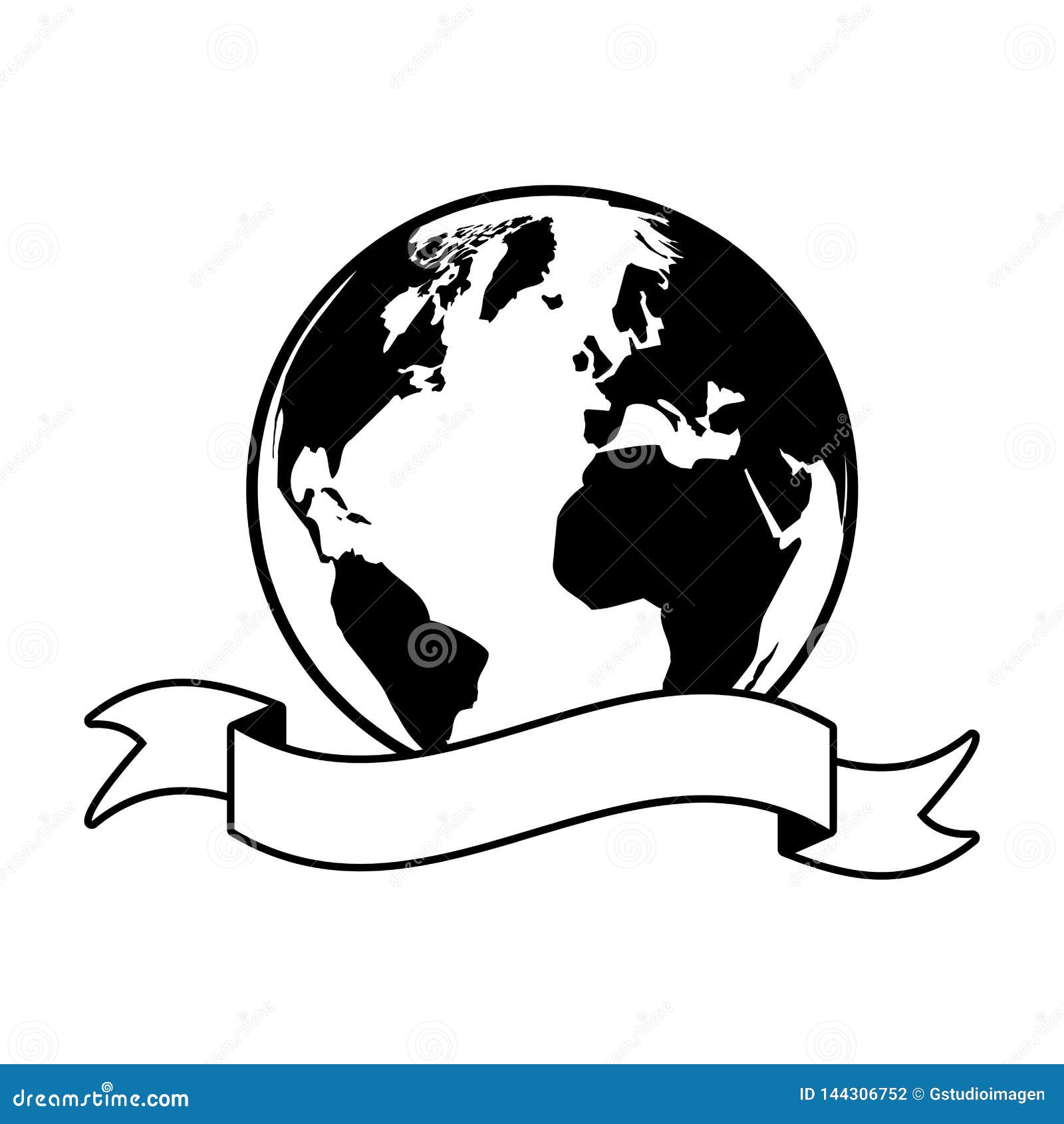 Earth day card stock vector. Illustration of world, emblem - 144306752