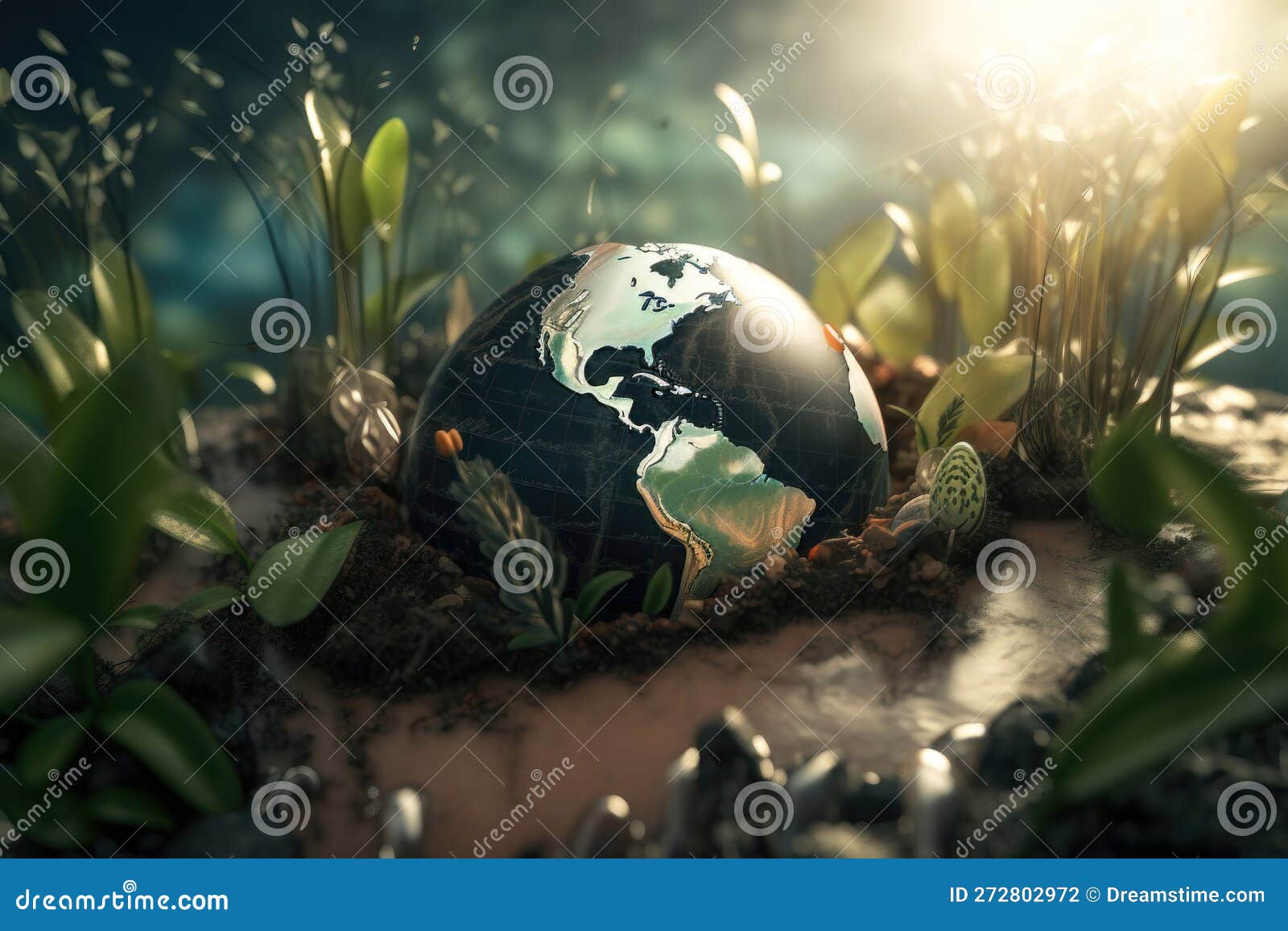 Earth Day Concept. AI Generated Stock Illustration - Illustration of ...