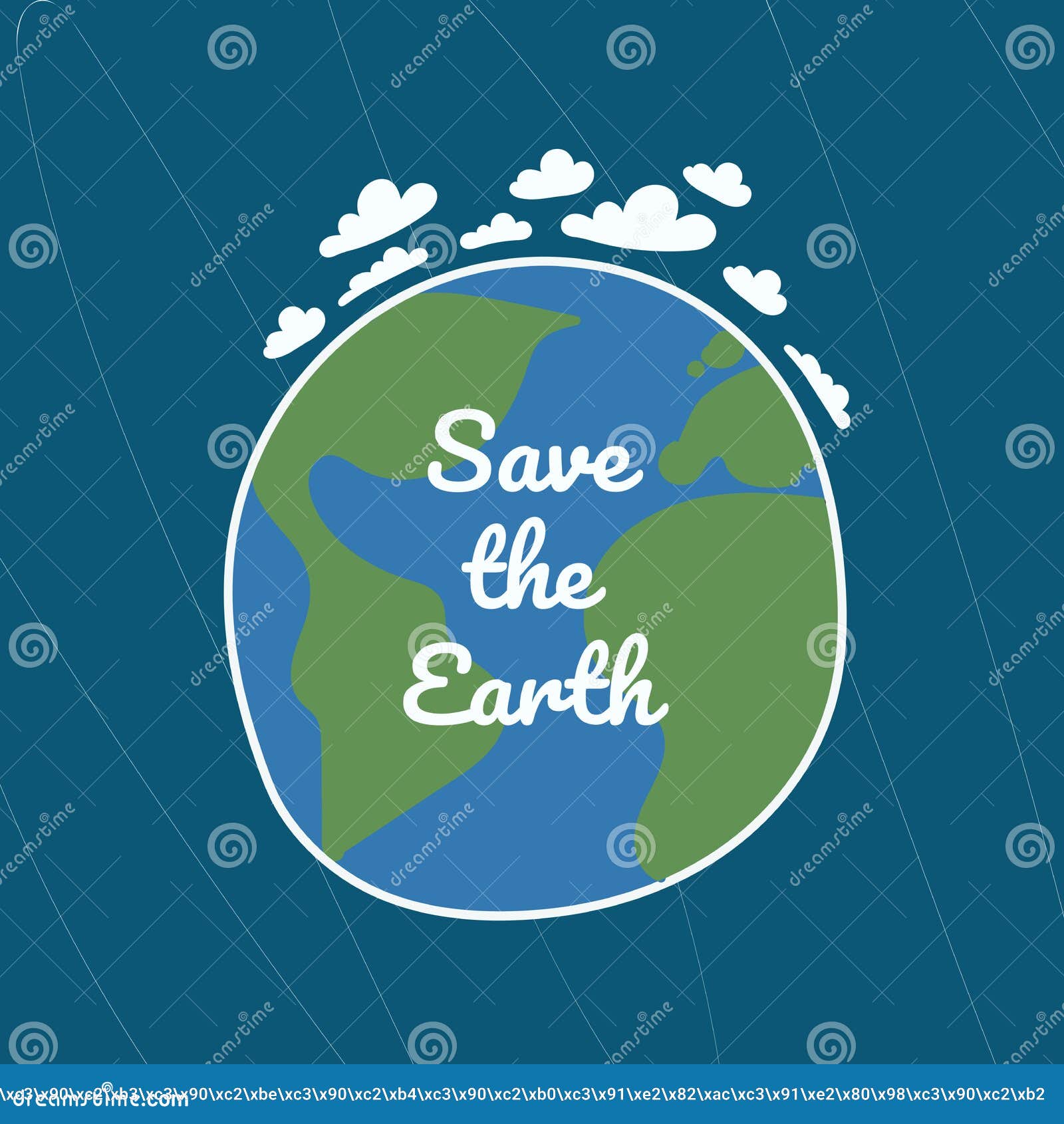 Earth Day Concept Human Hands Holding Floating Globe In Space Save