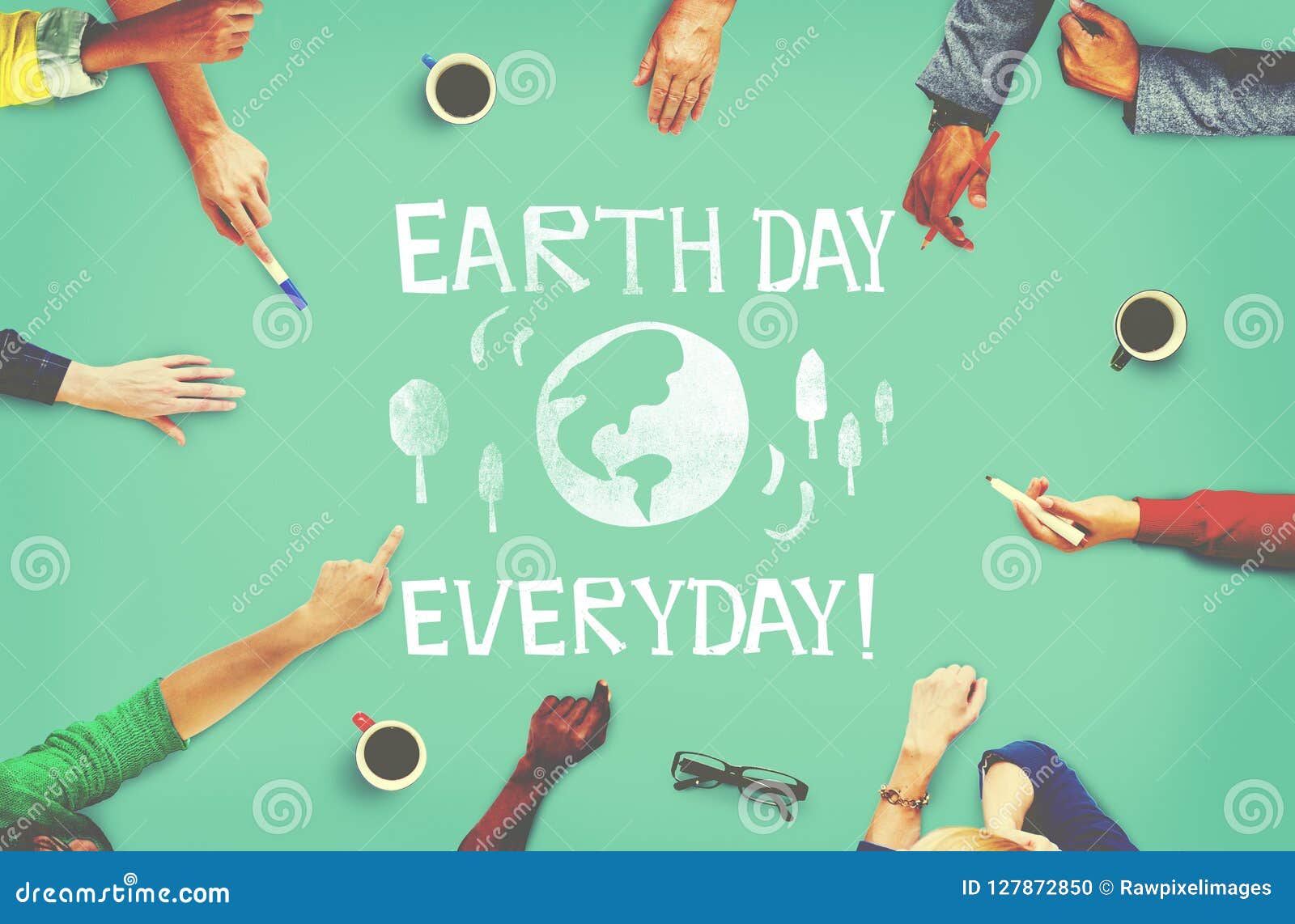 Earth Day Ecology Save Earth Concept Stock Photo - Image of awareness ...