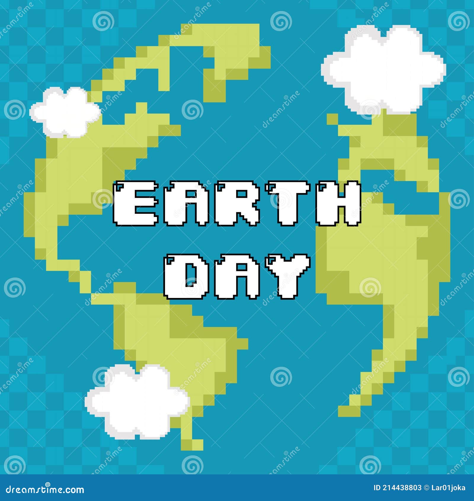 Earth day pixel art stock vector. Illustration of ecology - 214438803