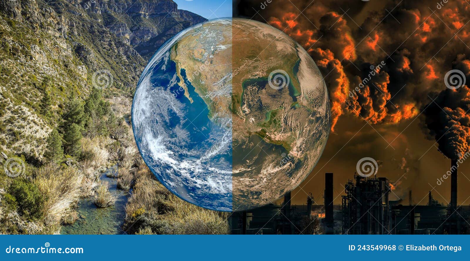 Polluted Earth In The Future