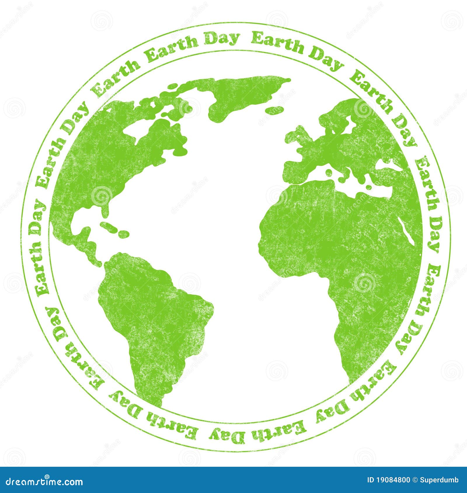 Earth Day Rubber Stamp stock illustration. Illustration of color - 19084800