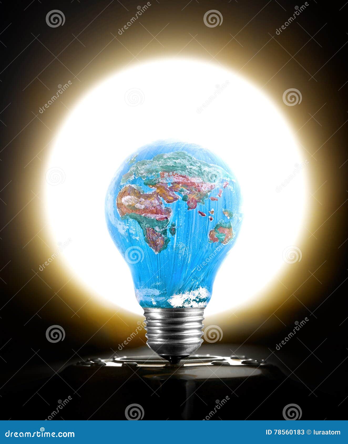 Earth Day Symbol - Lightbulb Royalty-Free Stock Photography ...